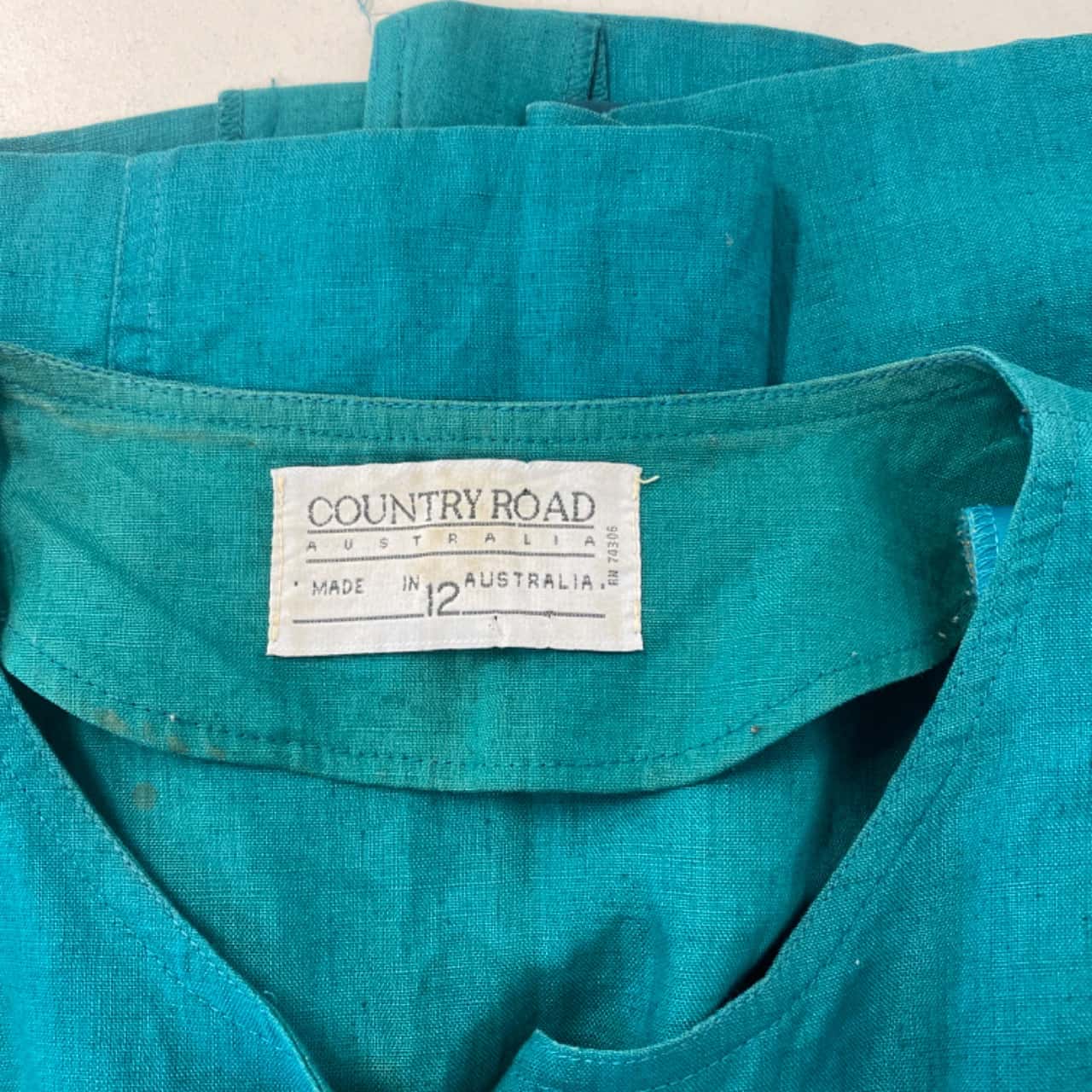 Vintage Country Road Linen Dress Size 12(s)
