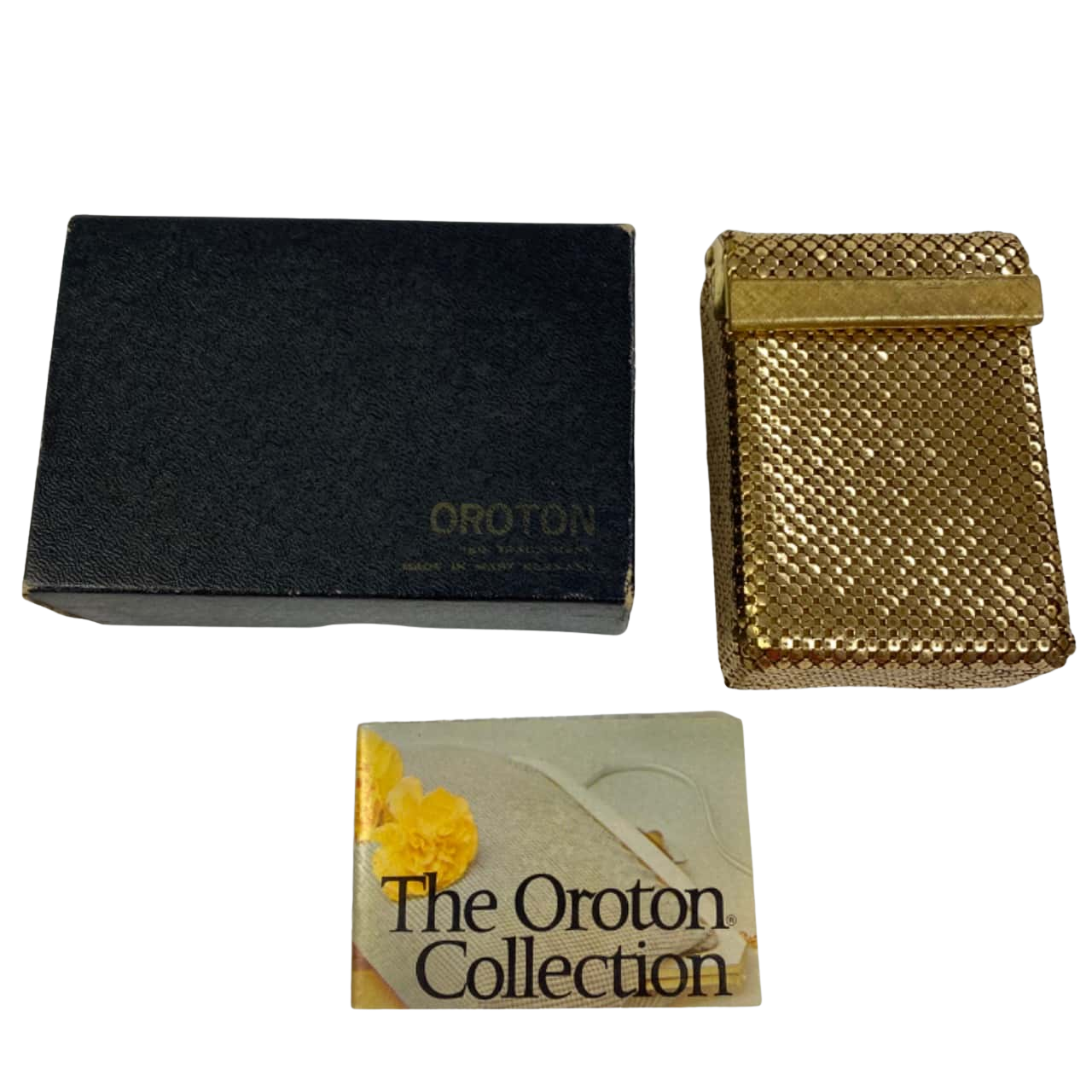 Oroton gold mesh cigarette case(s)