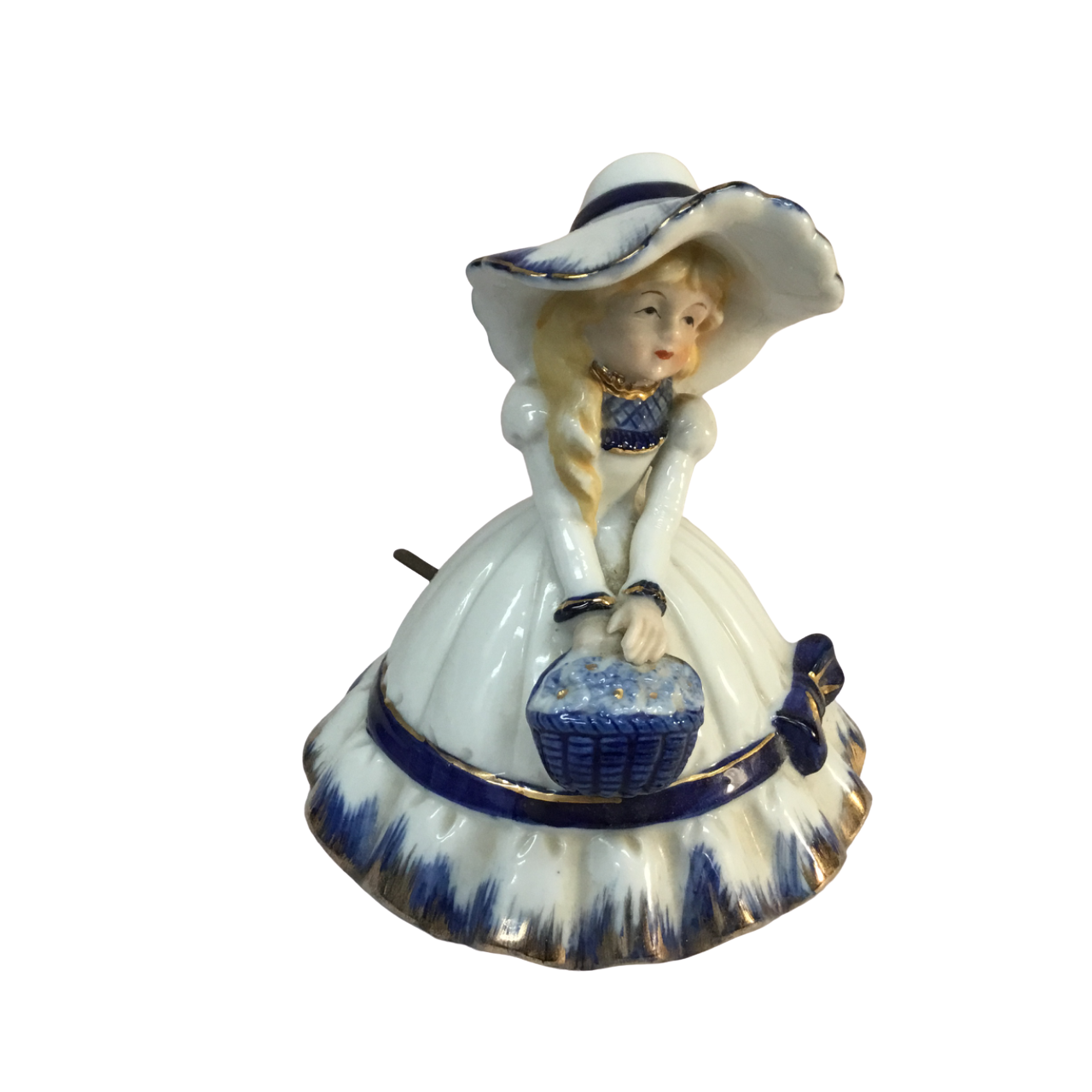 Vintage Musical Southern Bell Approx 13cm High