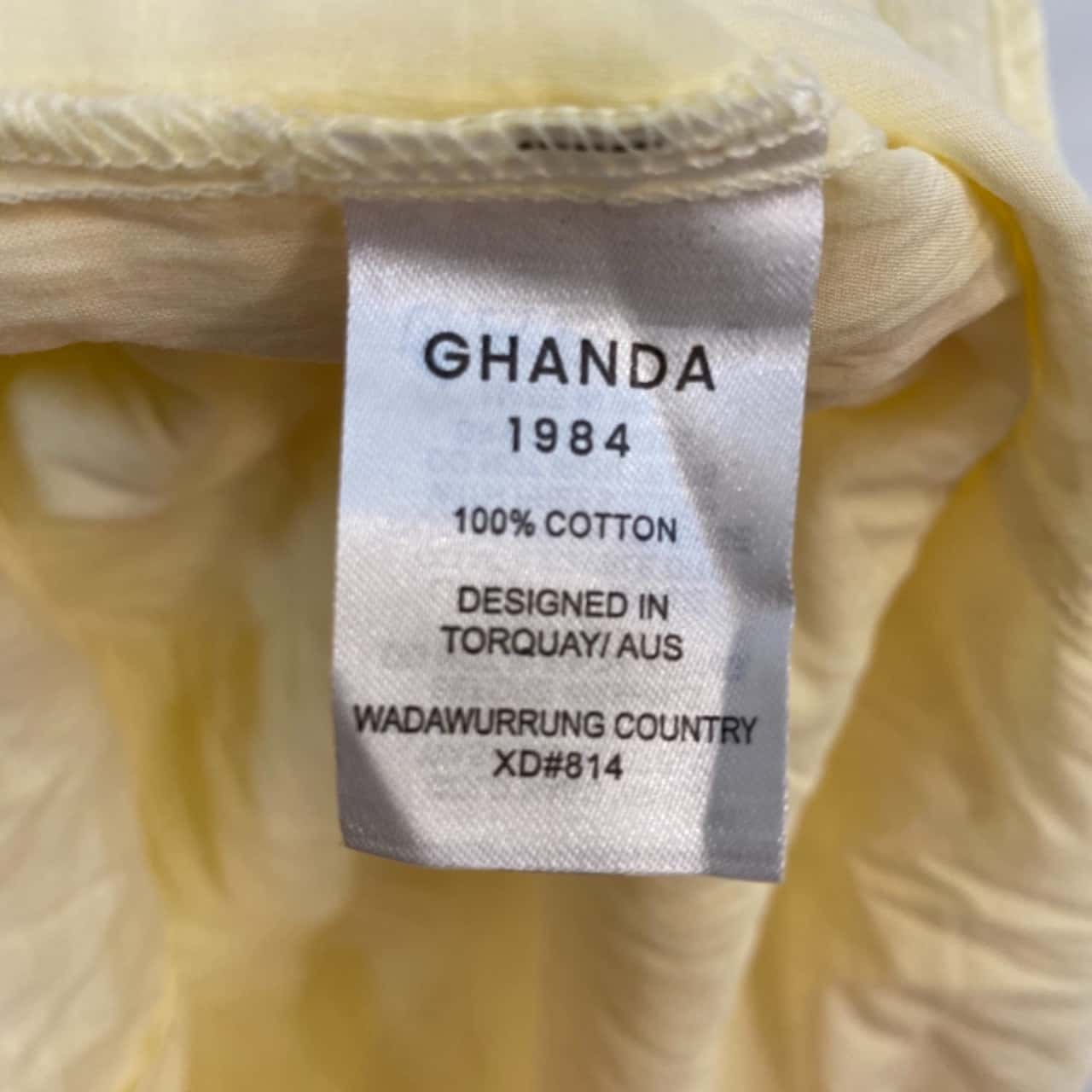 [Brand New] Ghanda Womens Size L Margie Whipped Butter Dress