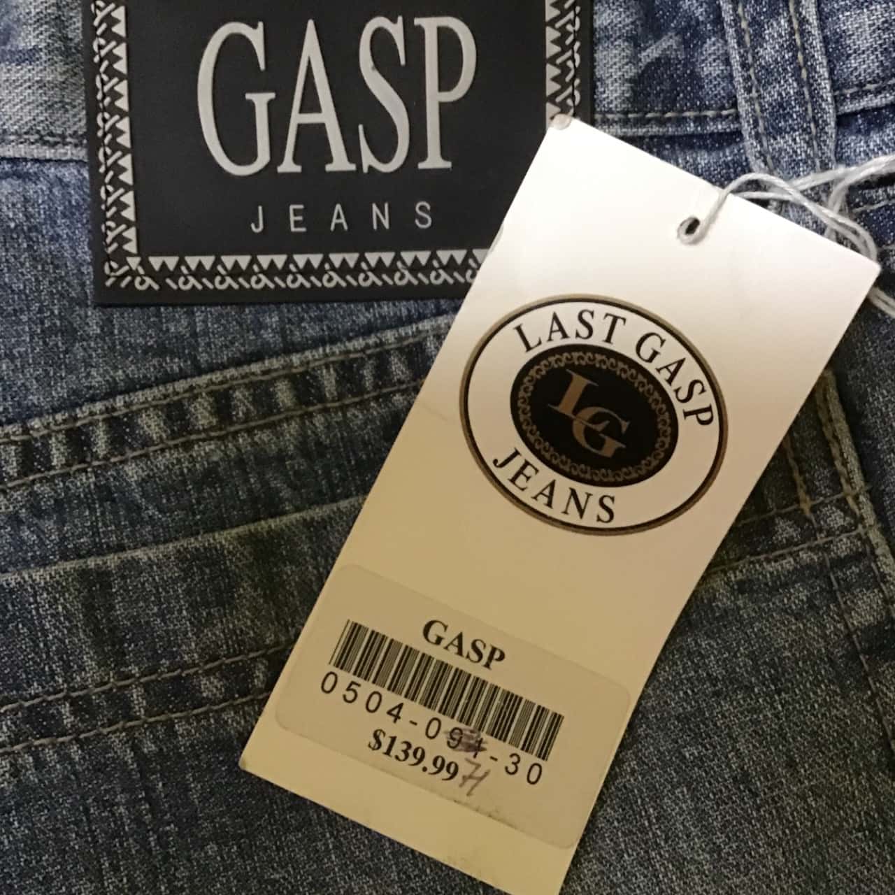 Gasp, Mens, Size 30, Denim Shorts, Blue