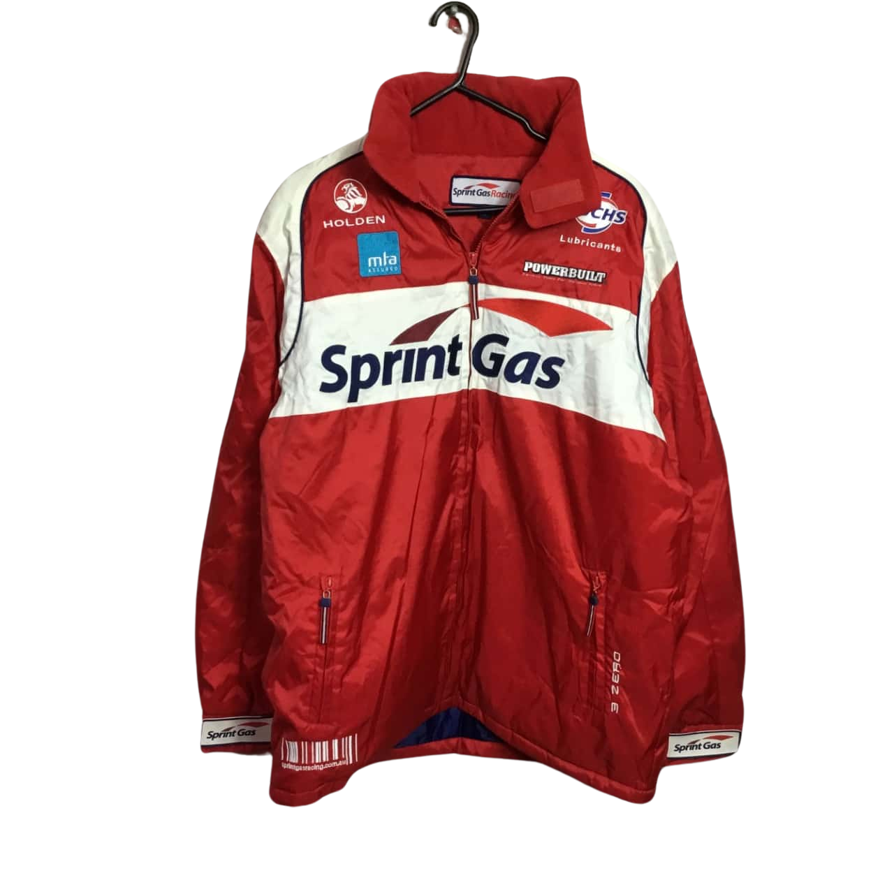 *Last Chance SALE* Mens Size L Winter Jacket Blue / Red / White Racing ...
