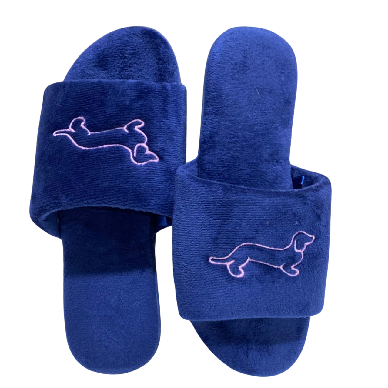 Peter Alexander Womens Sleepers Size 7 Navy Blue / Pink (s)