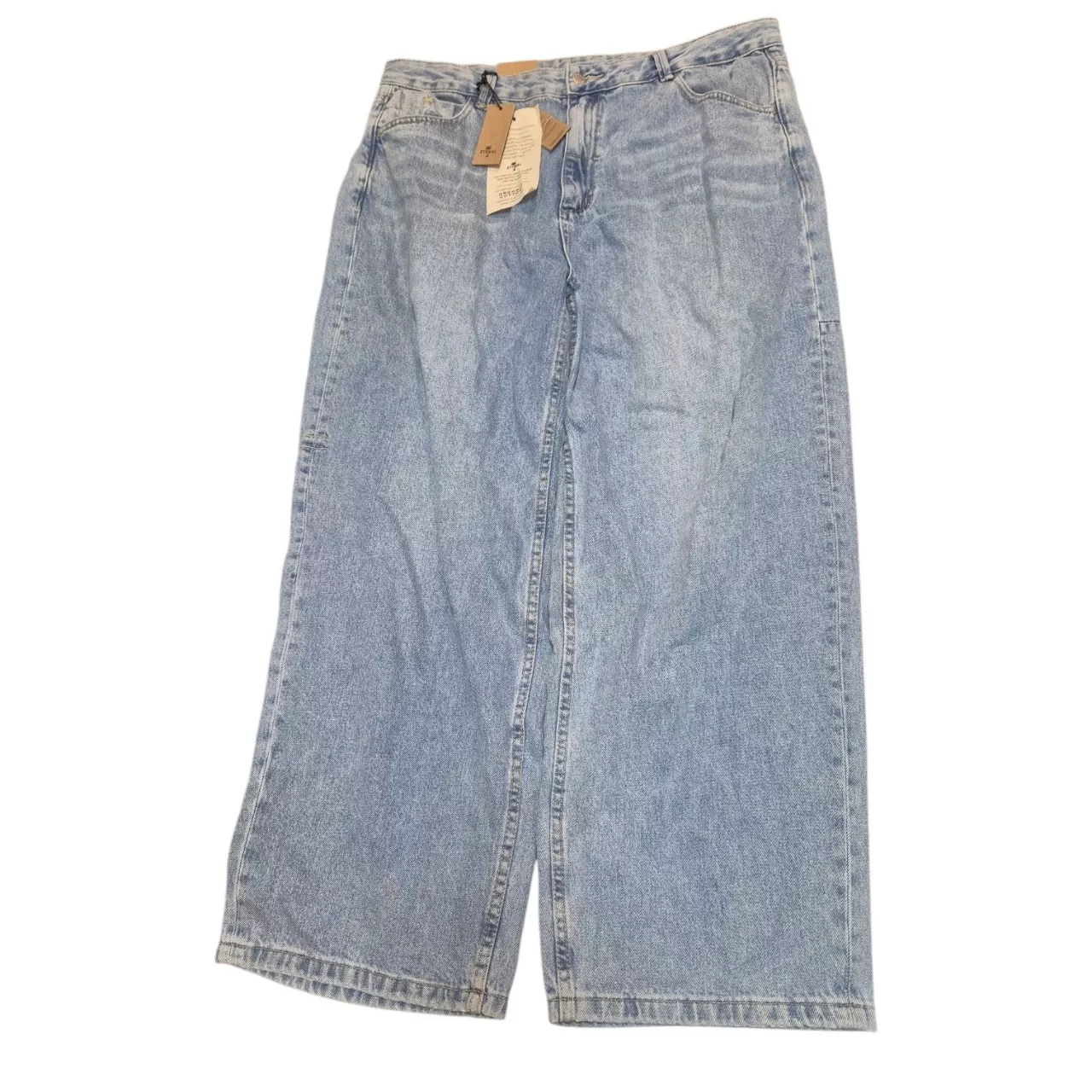 Thrills Mens Size 32 Wide Leg Jeans Blue - New With Tags | Salvos Stores