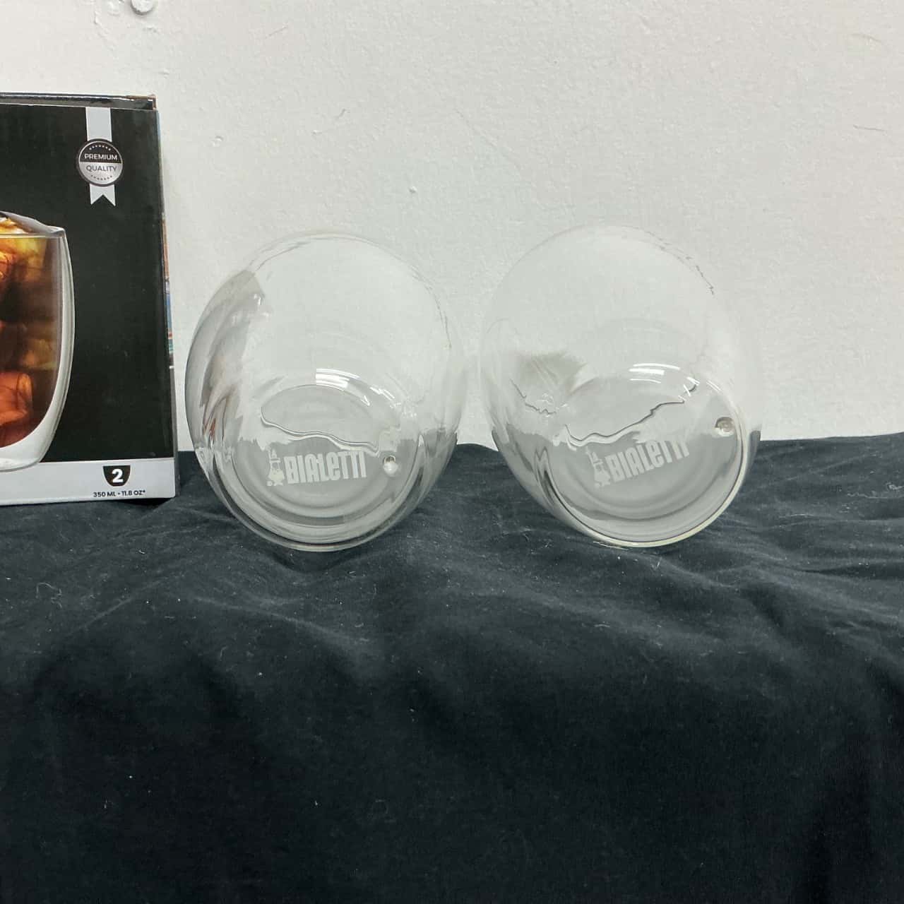 Set of two Bialetti Portofino double-wall glasses (s)