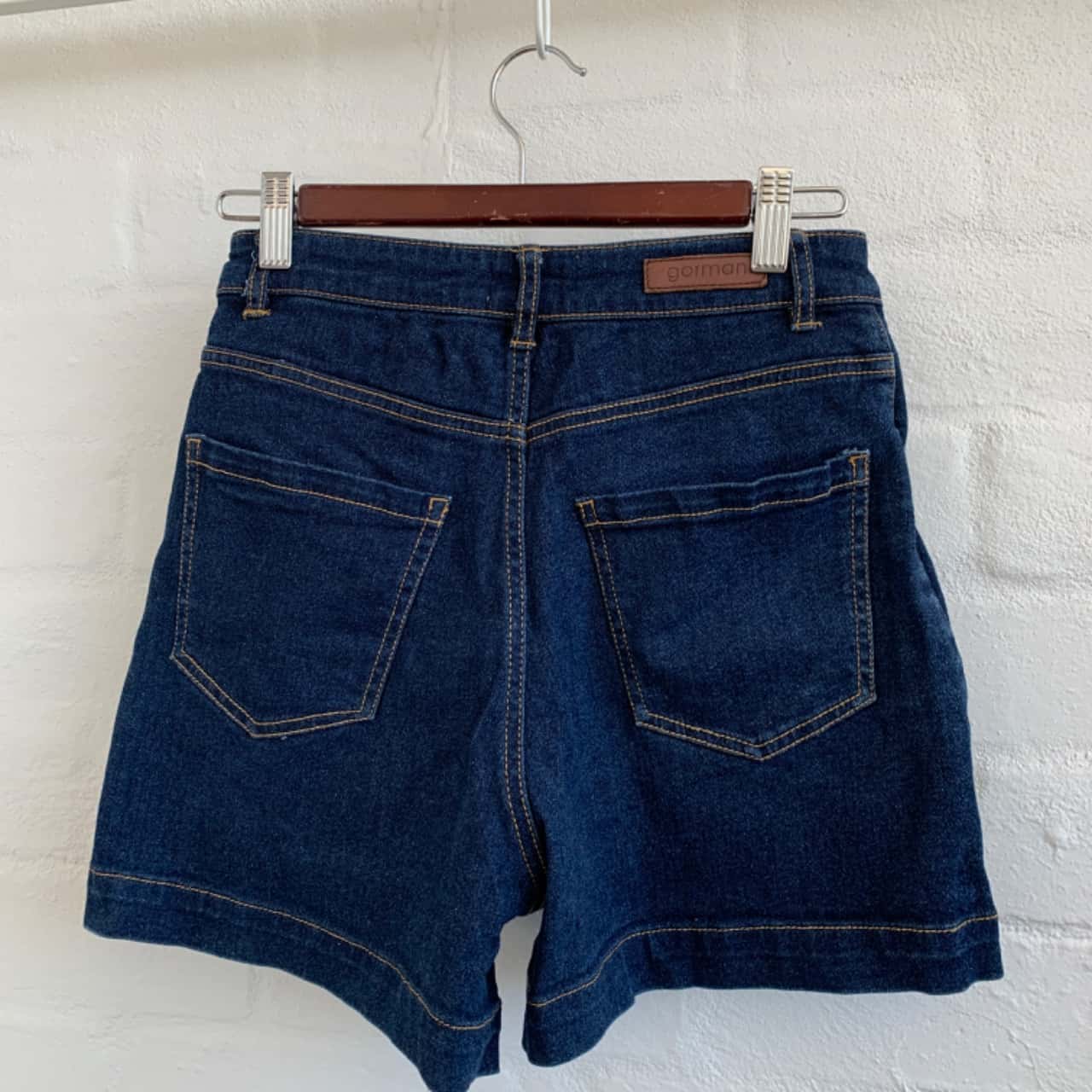 Gorman Size 8 Navy Denim Shorts