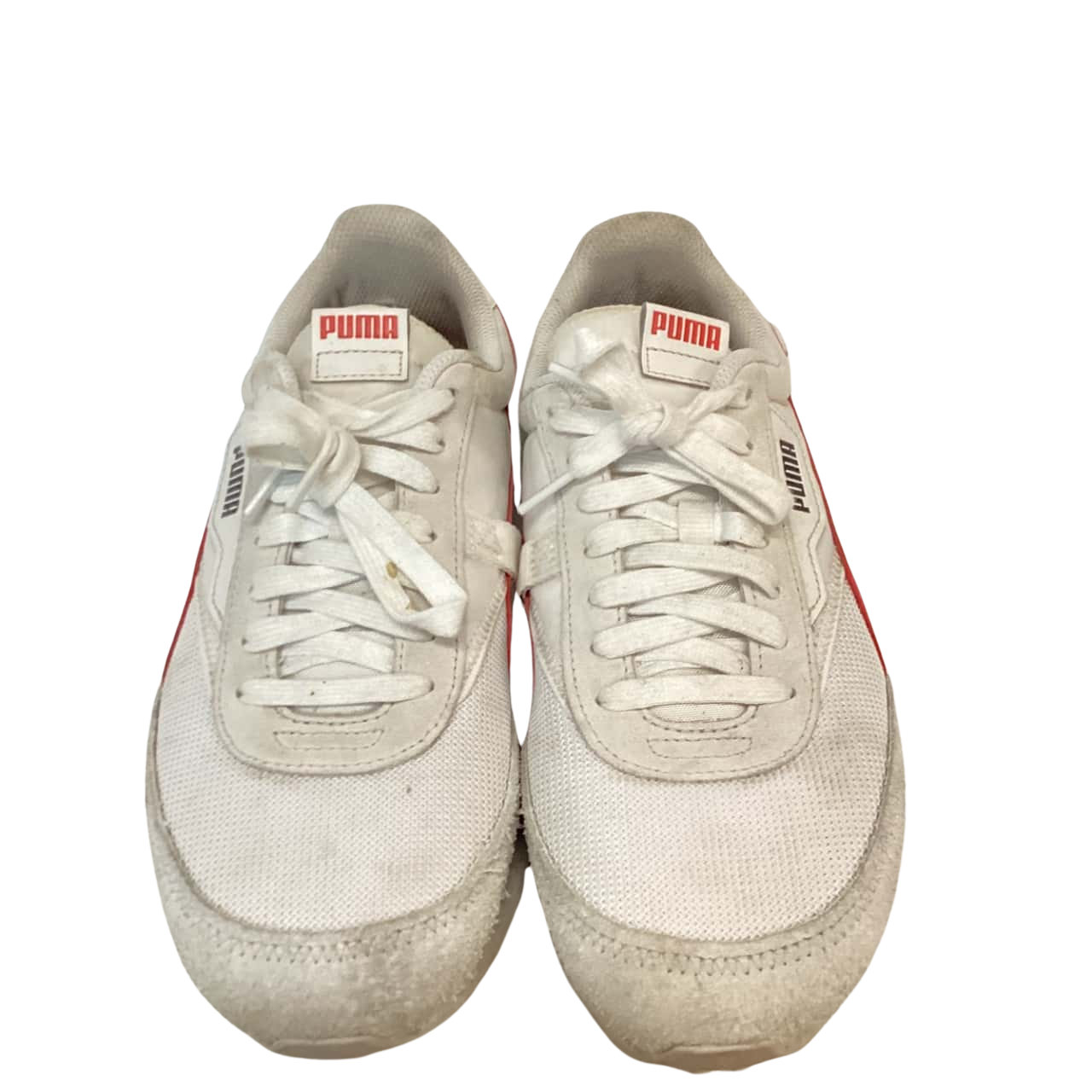 Puma Mens Size UK9 Black / Red / White