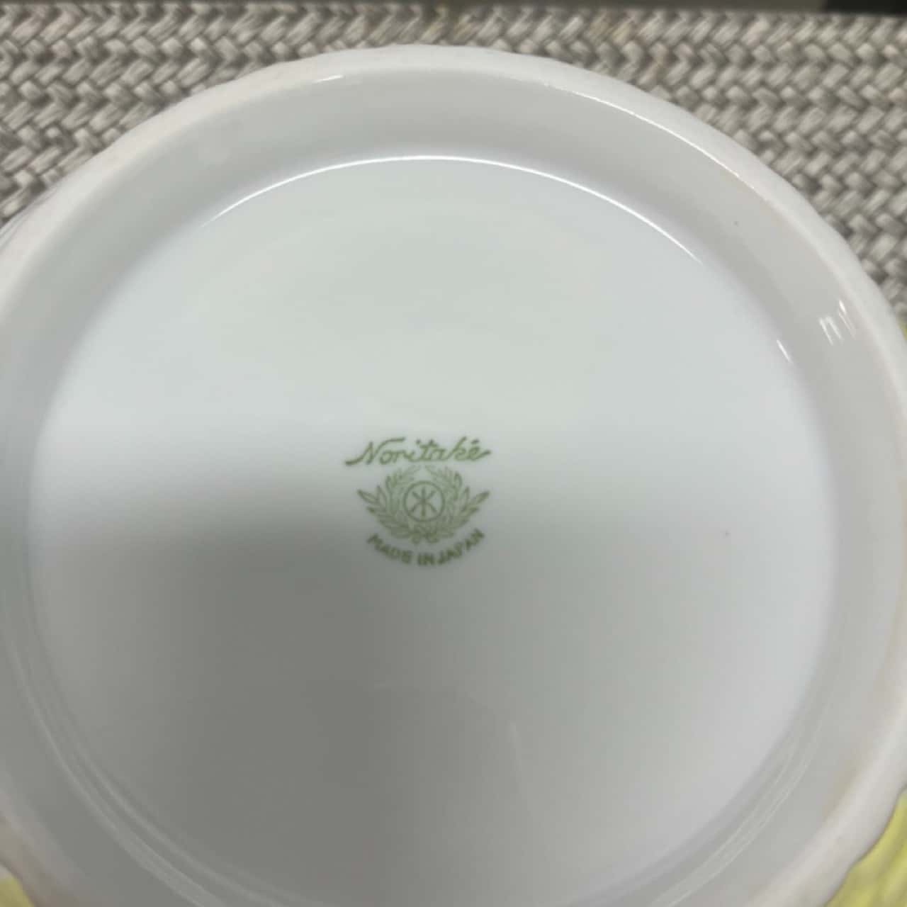 NORITAKE Made in Japan - Salad Bowel & Plate Vintage