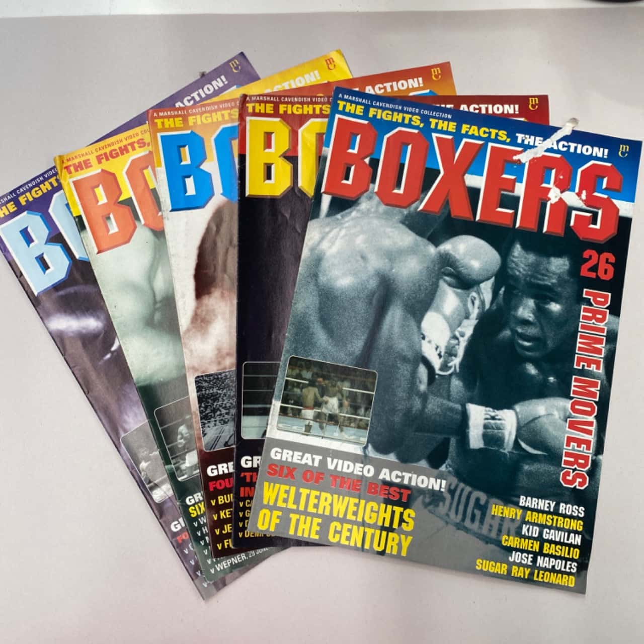 20 Old Boxing Magazines (The Fist, Boxers & The Ring)