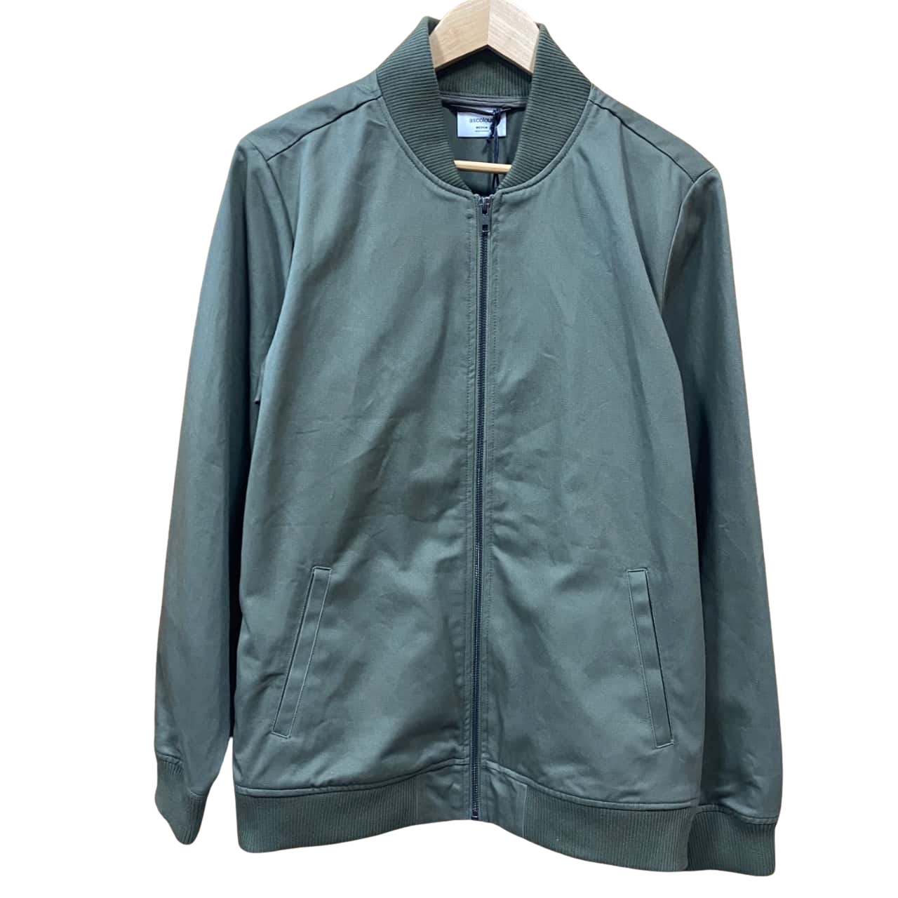 AS Colour Khaki Green Bomber Jacket Size M(s)