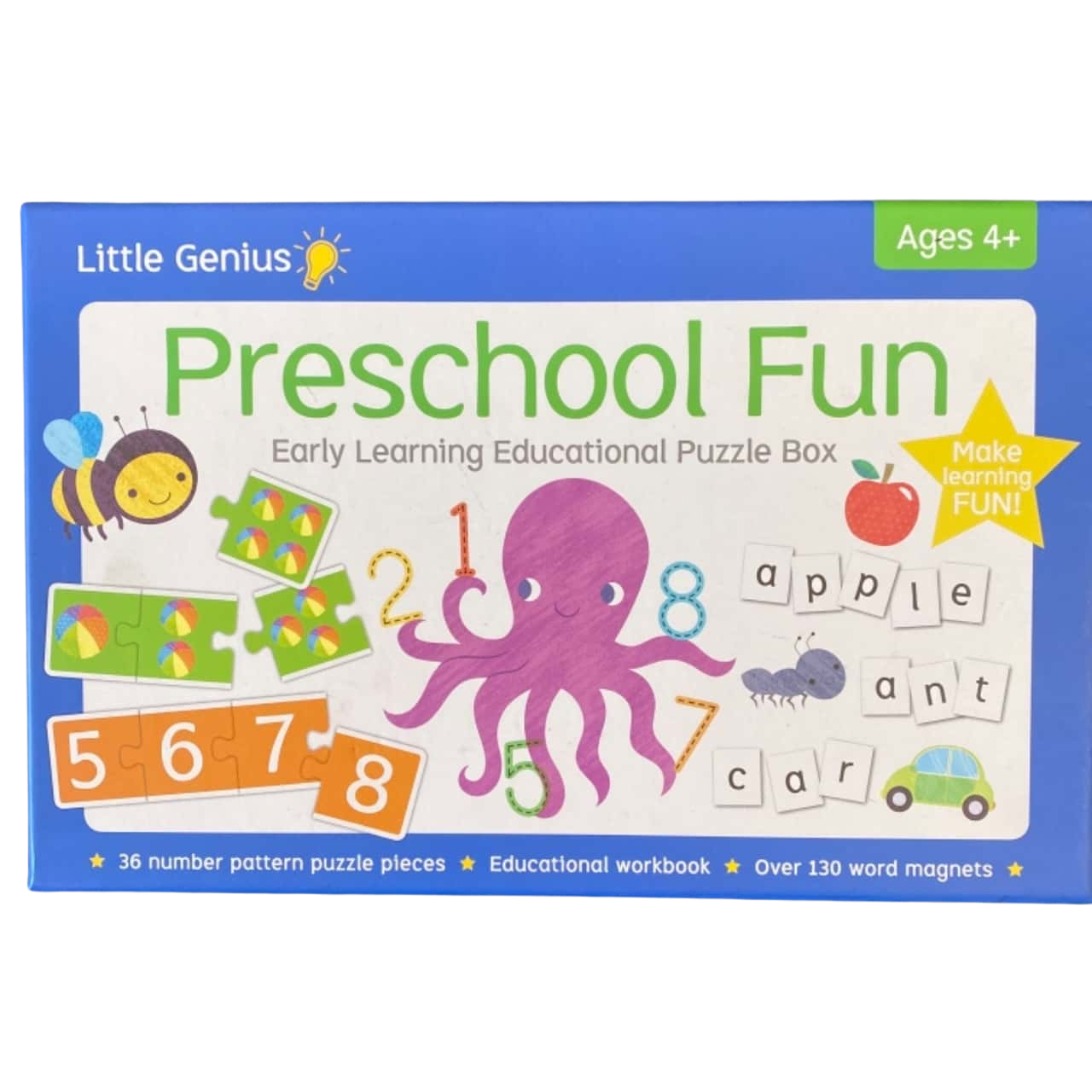 Little Genius Preschool Fun Early Learning Educational Puzzle Box. Ages ...
