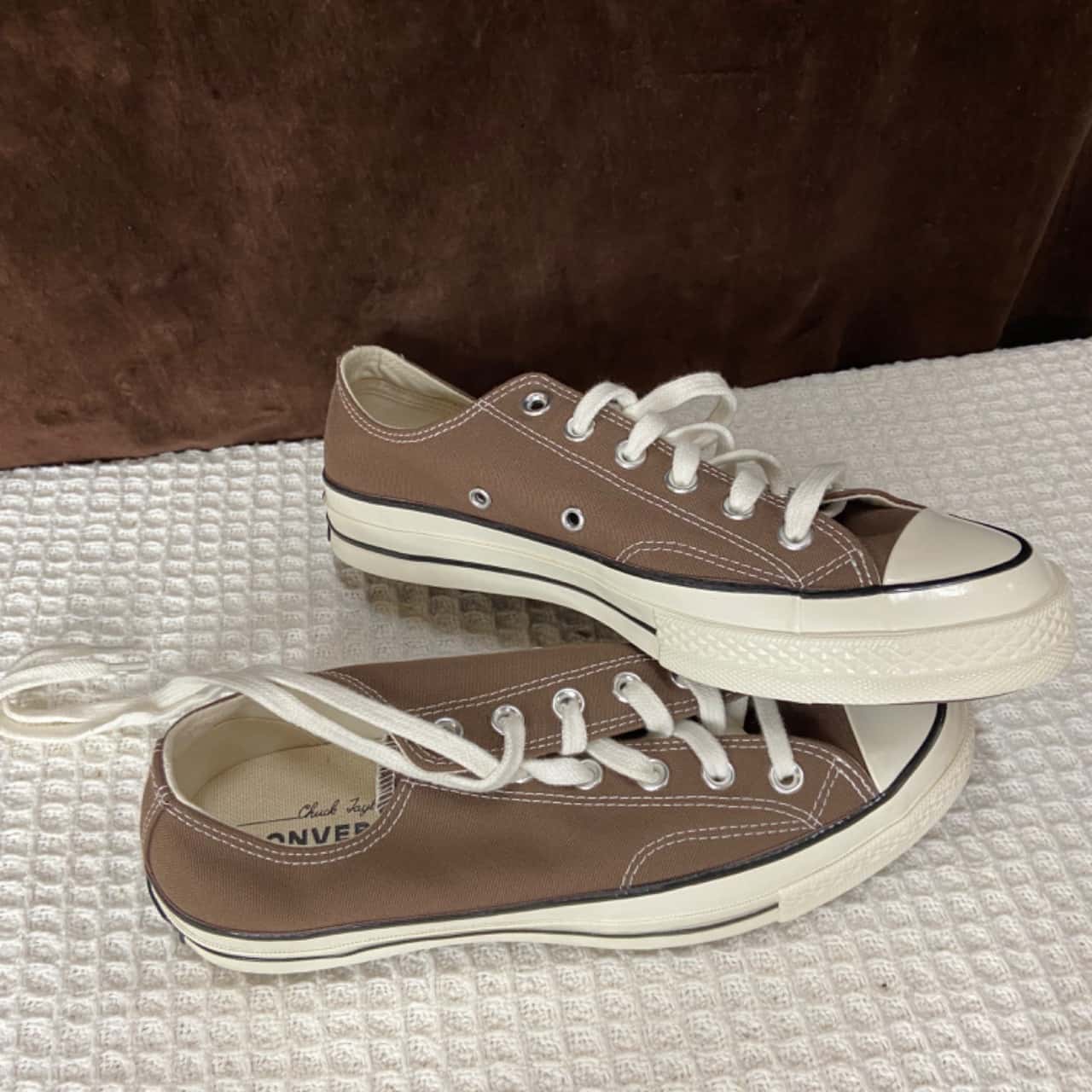 Unisex Converse Chuck Taylor, Low-Cut, Brown, Size Women’s 9/Men’s 7