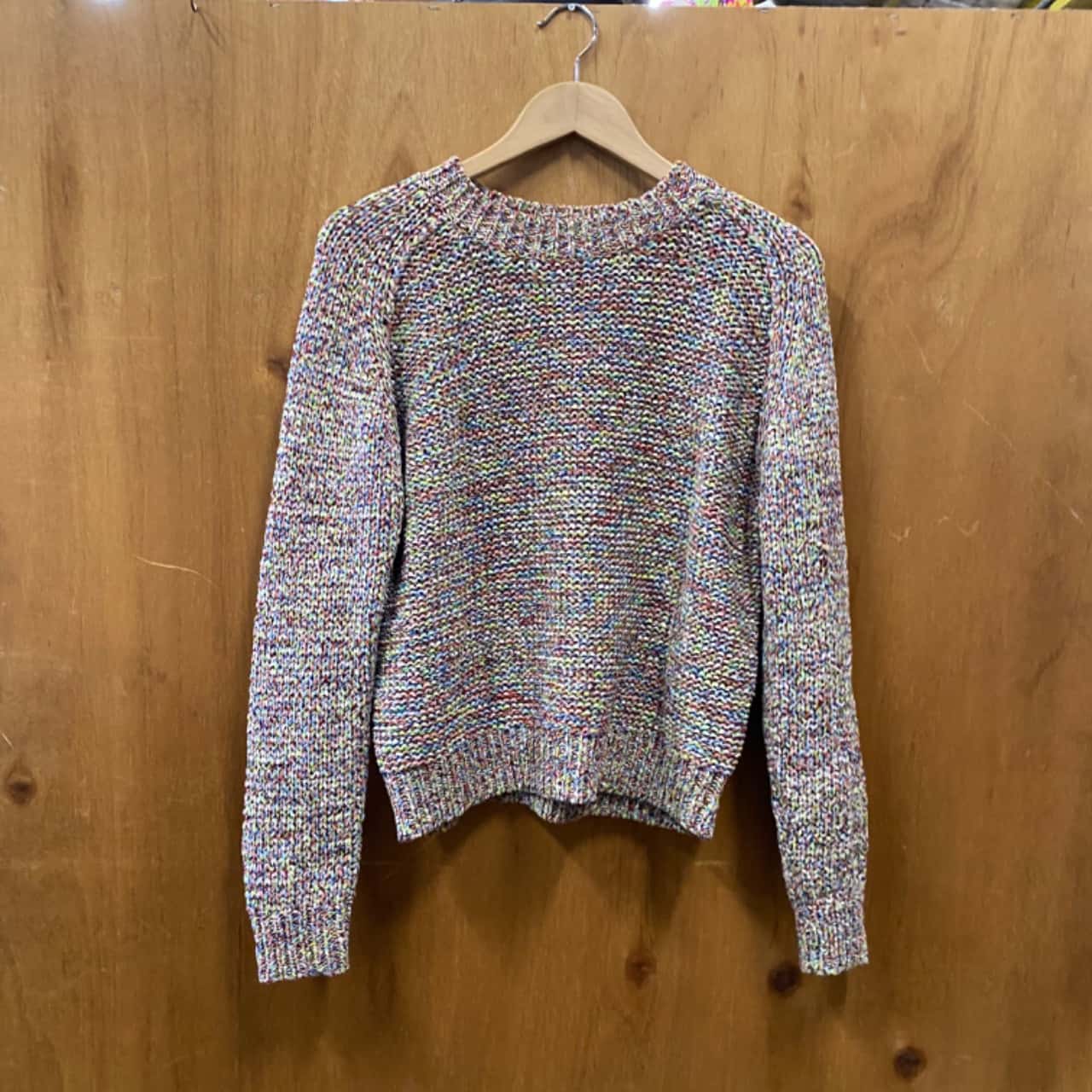 Cos Rainbow Knitted Sweater Size S(s)