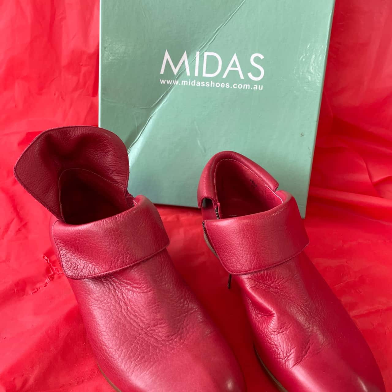 Midas Womens Size 37 Red (s)