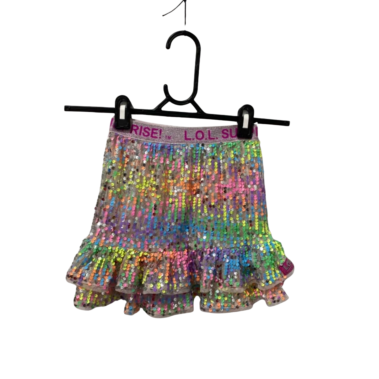 Kids LOL Rainbow Sequin Skirt Size 5(s)