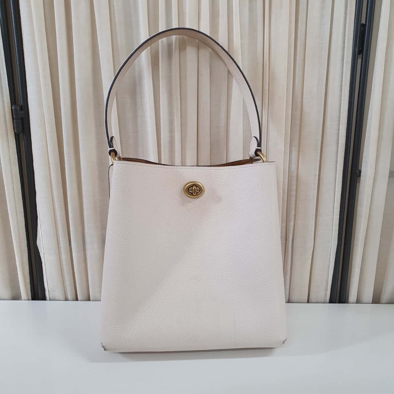 Coach Women's Charlie Bucket Bag Chalk(s) - Used Very Good | Salvos Stores
