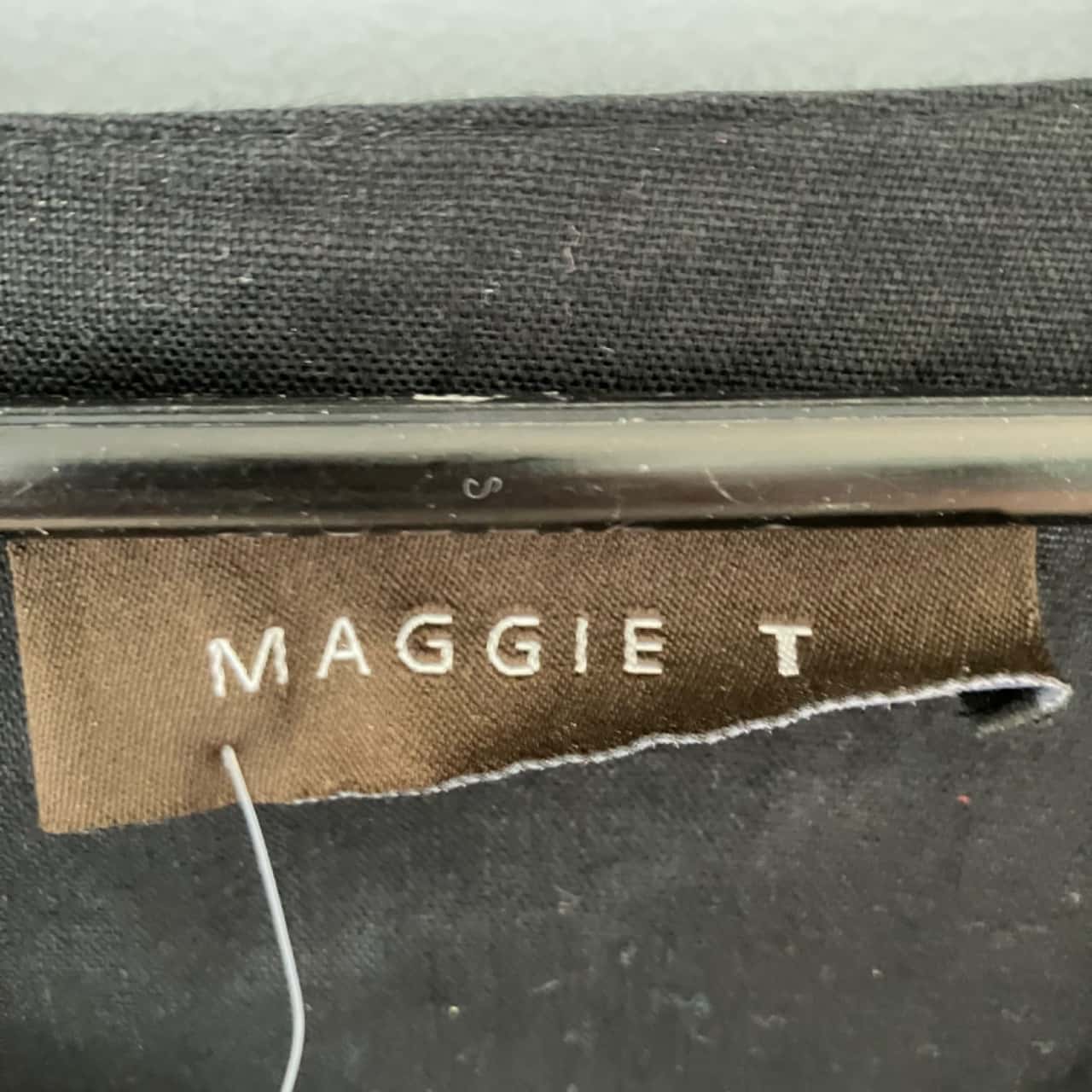 Maggie T Womens Size 18 Short Sleeve Dress Black (s)