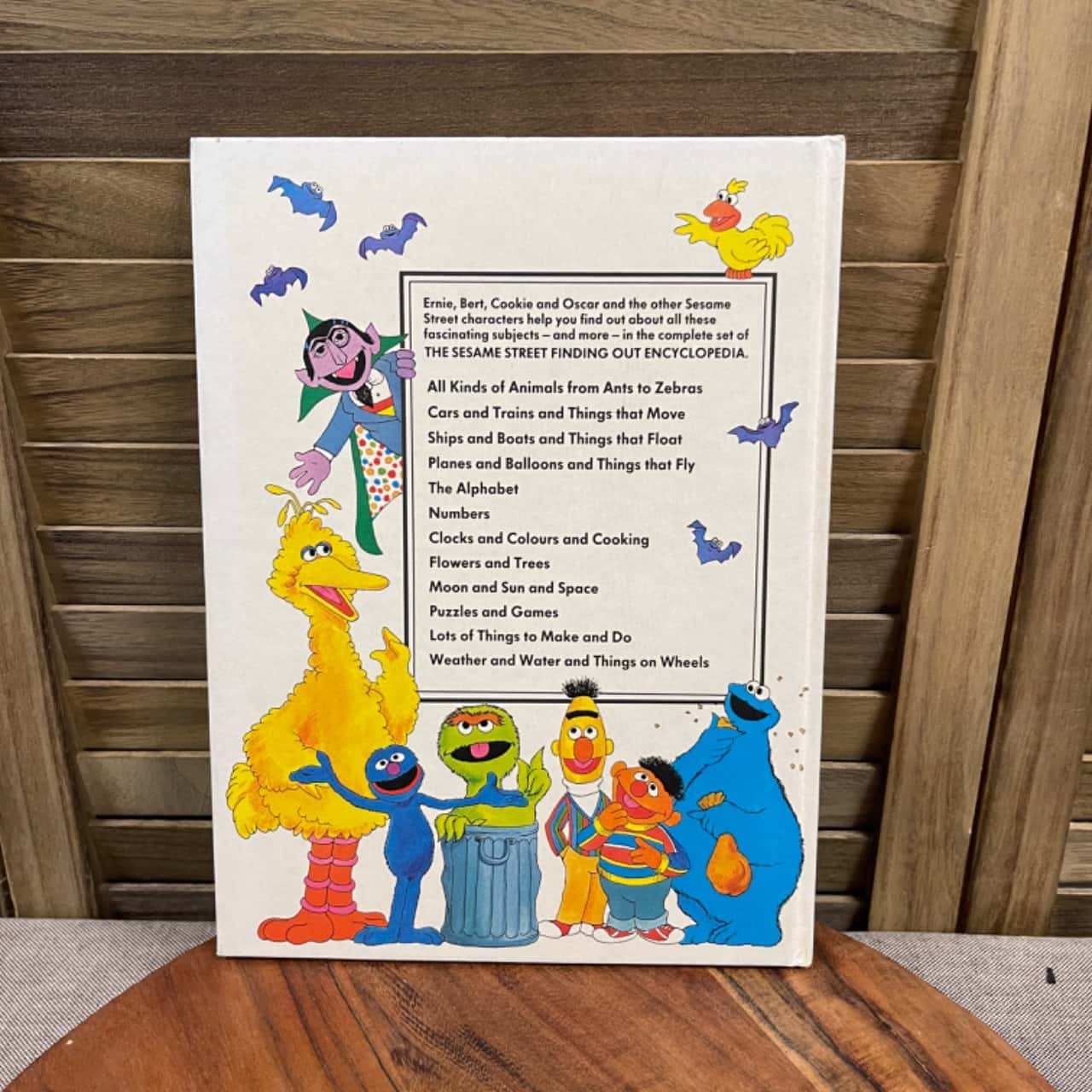 Vintage The Sesame Street Finding Out Encyclopedia Set 15 Books A - Z