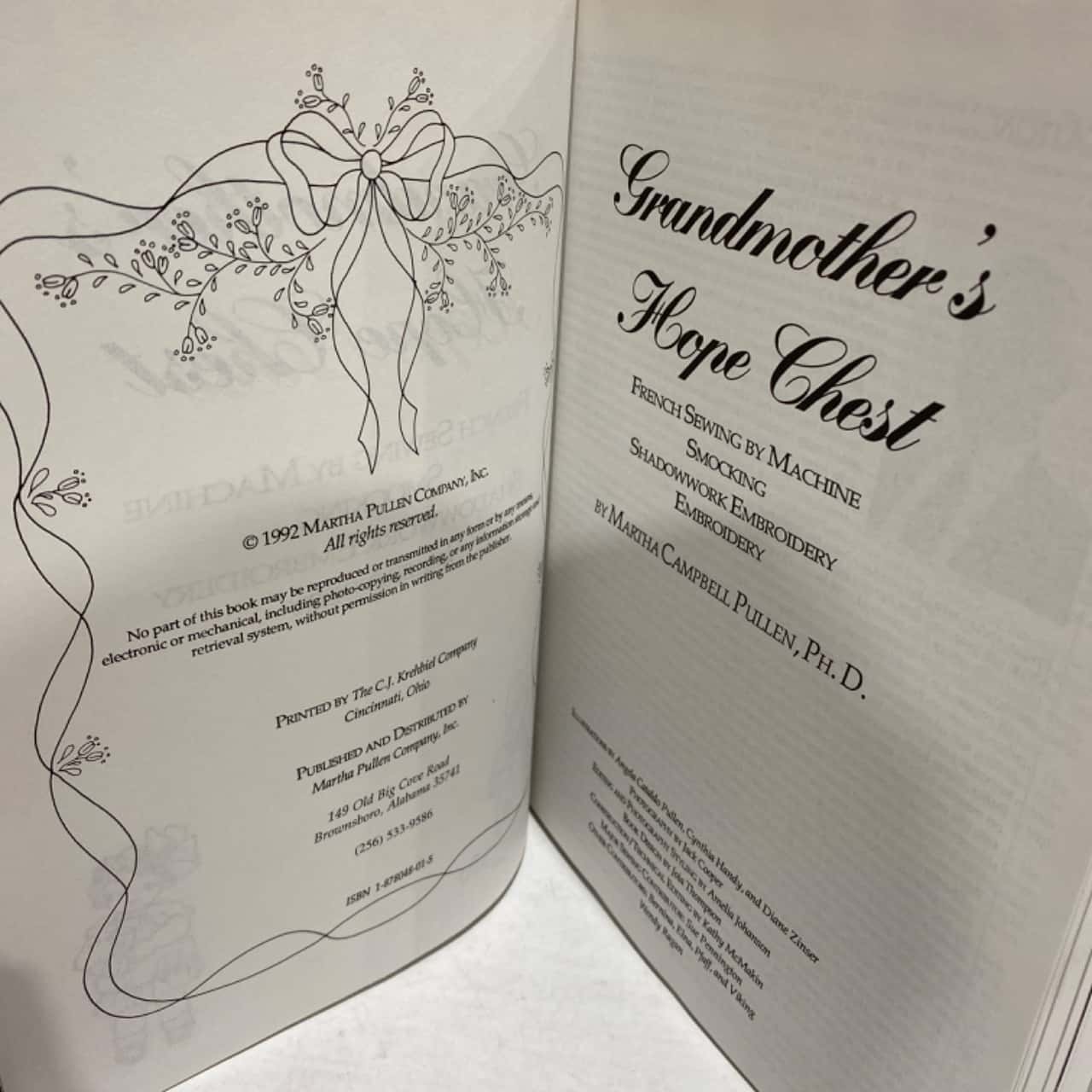 Grandmother’s Hope Chest French Sewing By Machine (s)