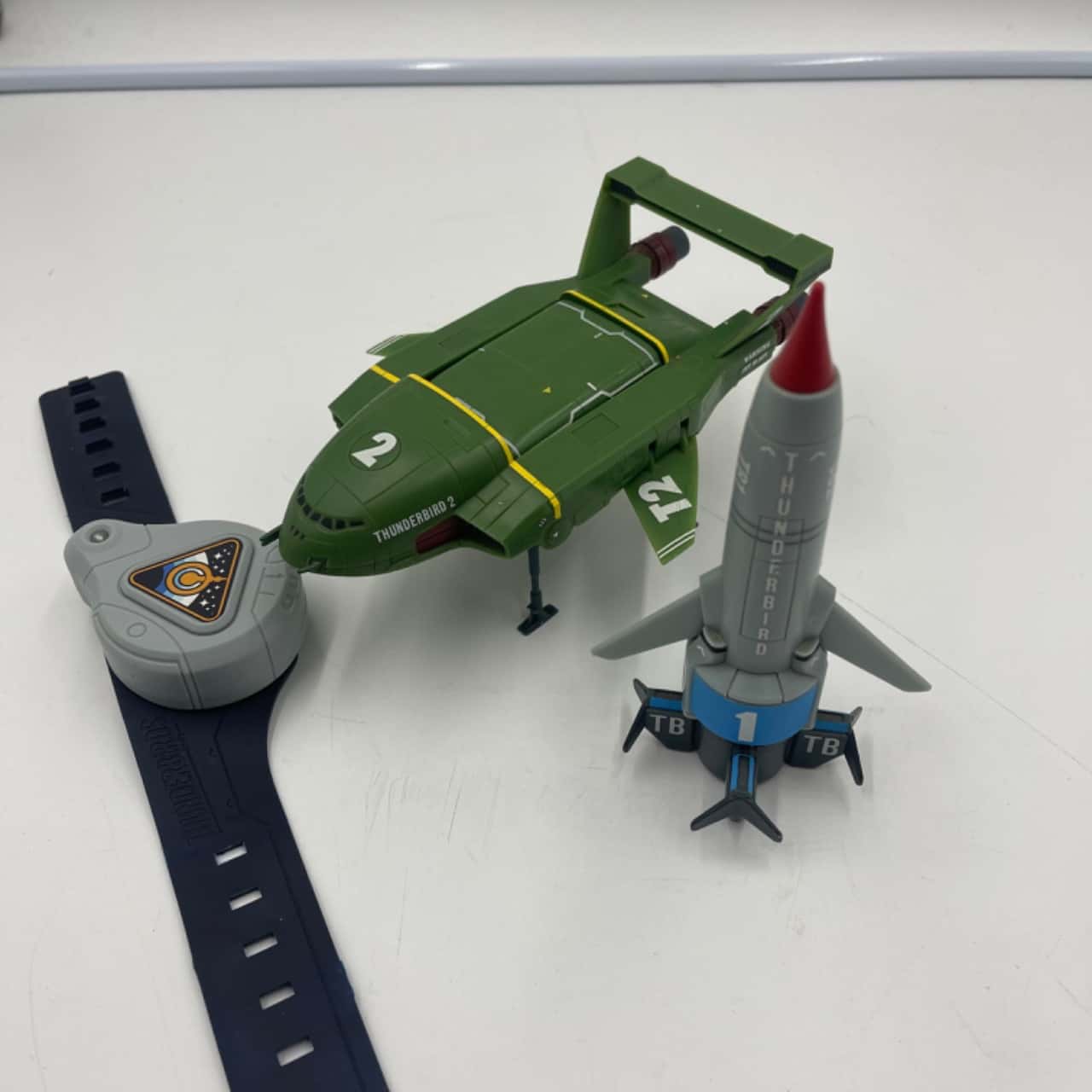 Thunderbird figurines - TB1, T2 and T4 and iR wrist band with sounds ...
