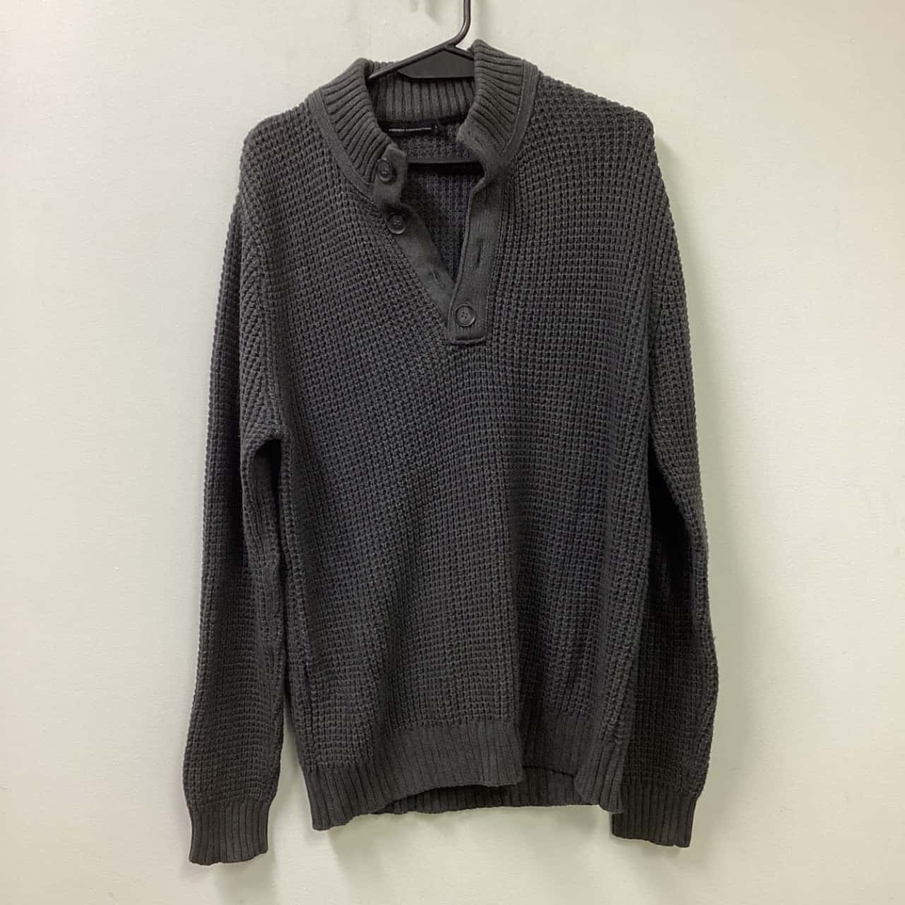 French Connection Mens Jumper Size L Grey