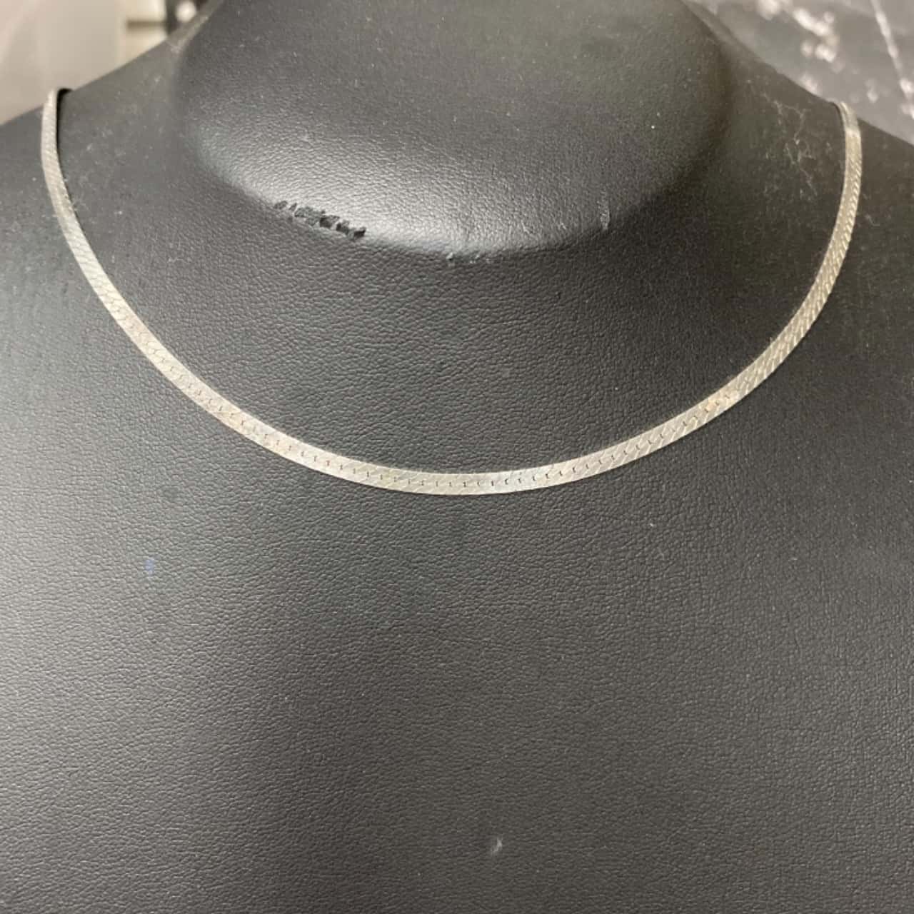 Sterling silver Italy herringbone chain (s)