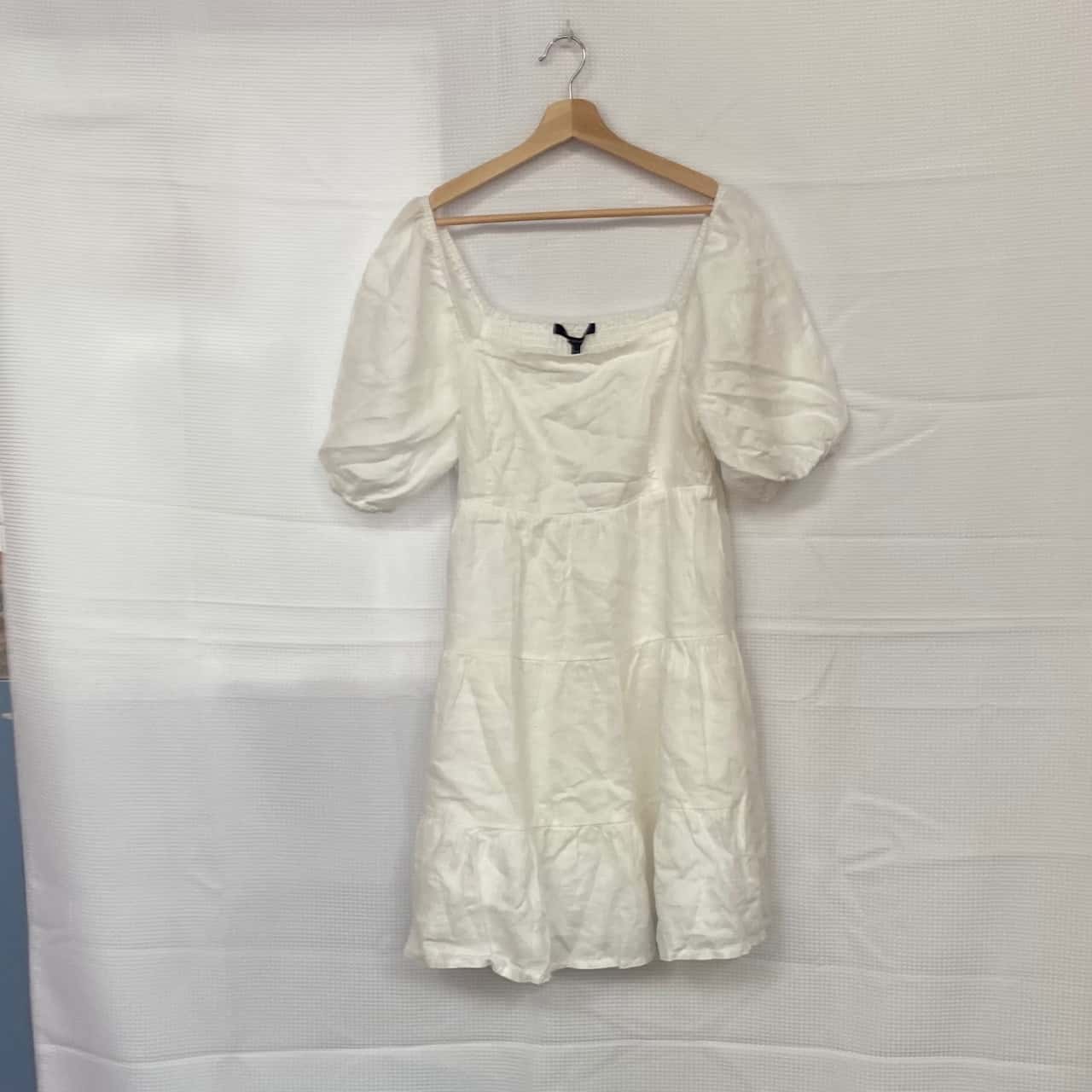 French Connection Womens Size 14 Off The Shoulder White (s)