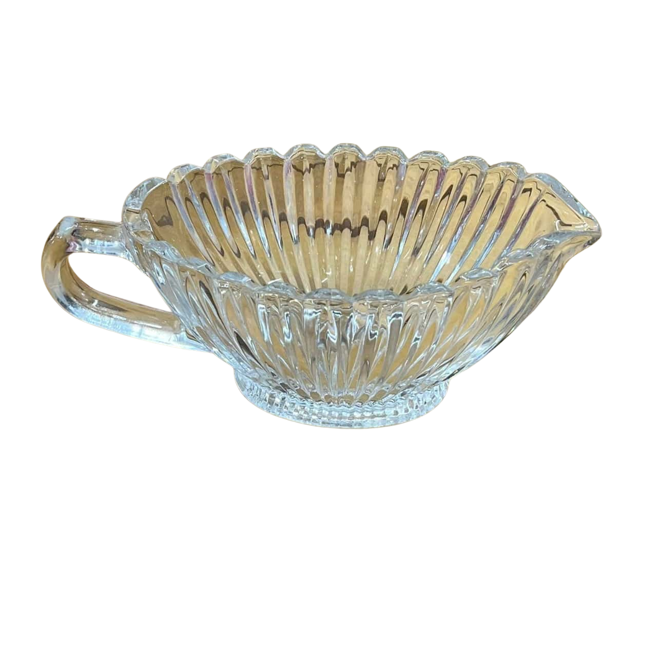 Mikasa Crystal Gravy/Custard/Sauce Jug Boat