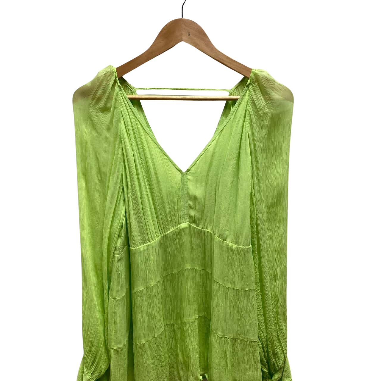 Country Road Womens Size 12 Lime Green Long Sleeve Top