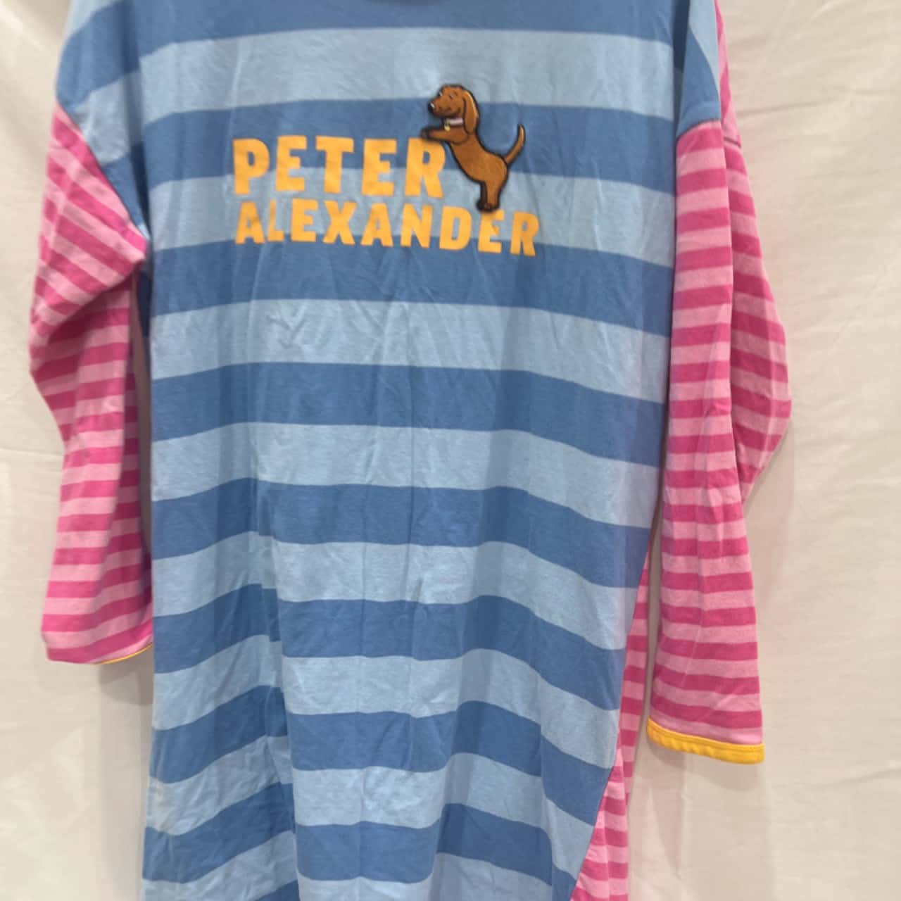 Peter Alexander Womens Nightie Blue/Pink Size L (s)