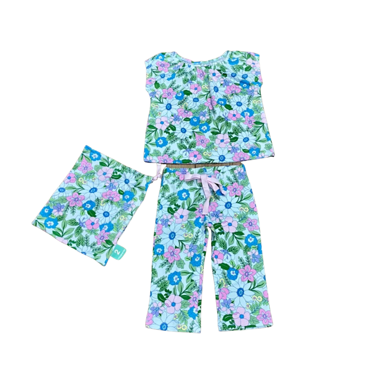 Peter Alexander Pyjamas Size 2 Floral With Bag(s)