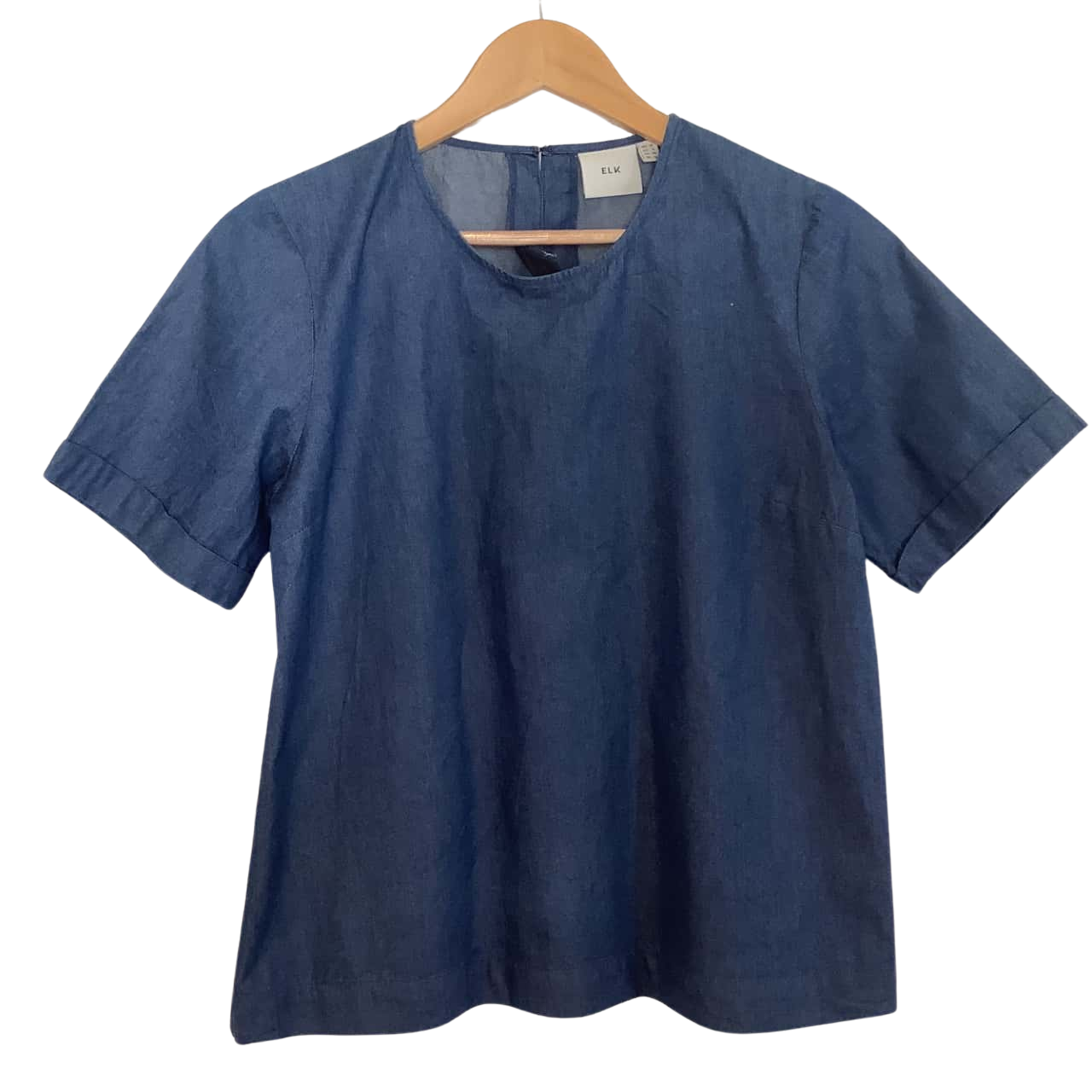 ELK Dark Indigo Denim Top Size 10 (s)