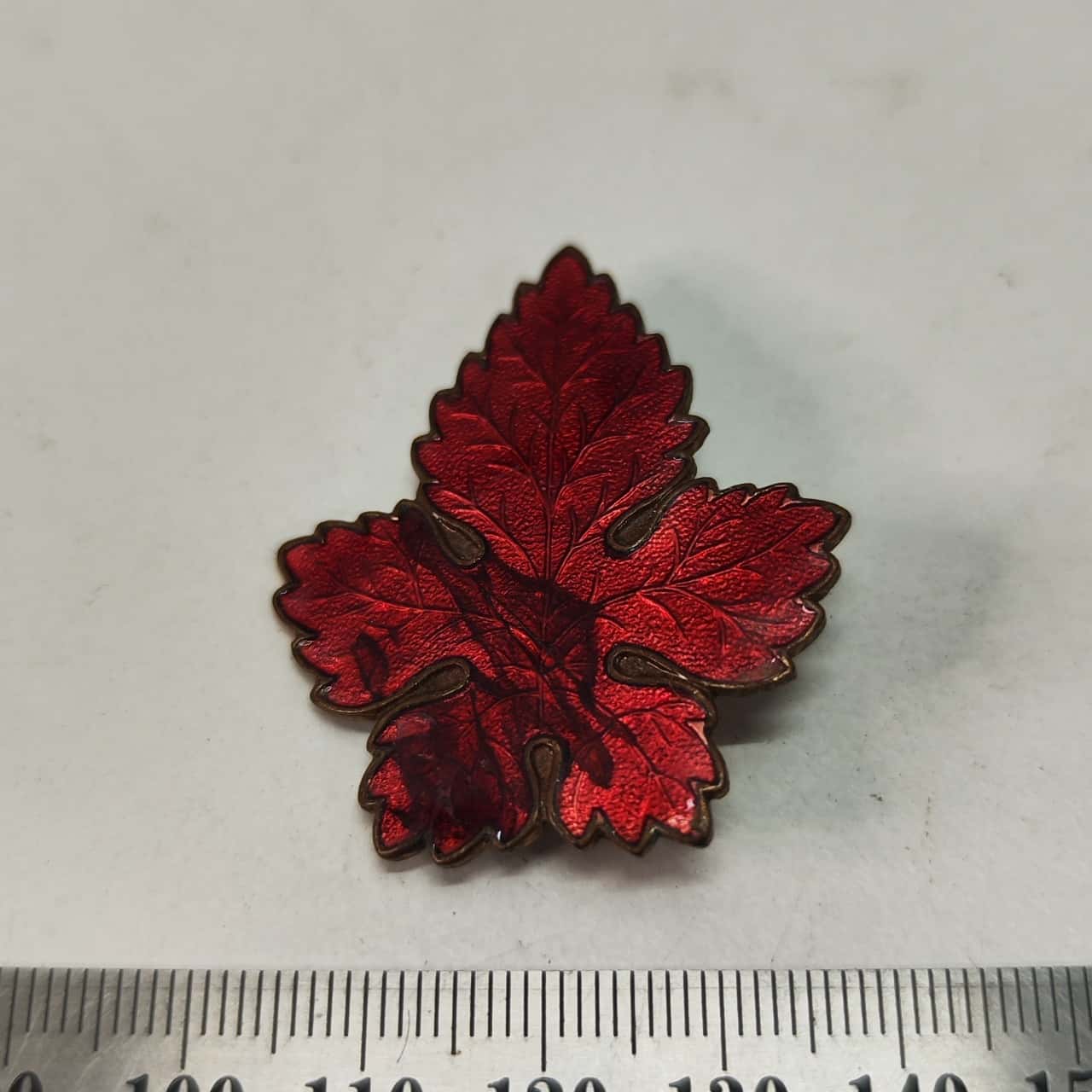 Womens Red Maple Brooch (s)