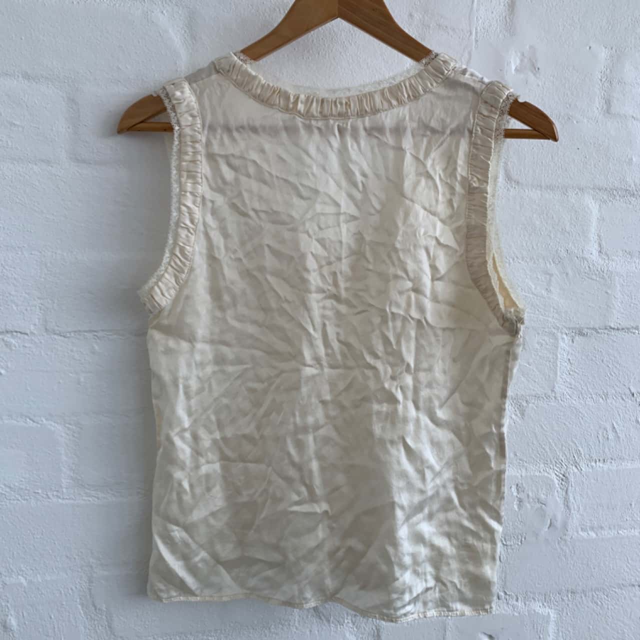 Little Joe Small Cream Silk Top(s)