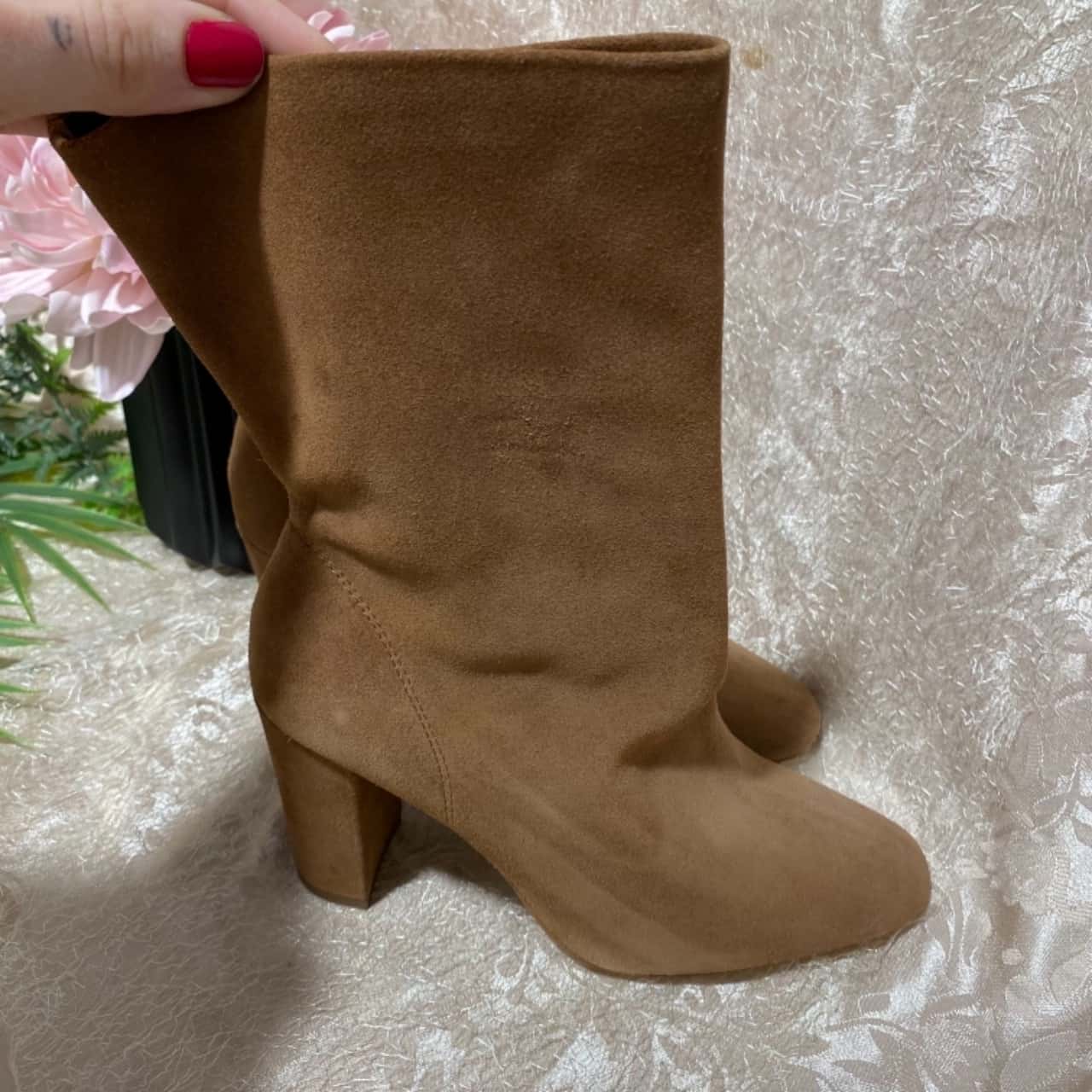 Witchery Womens Size 37 Brown Leather Boots(s)