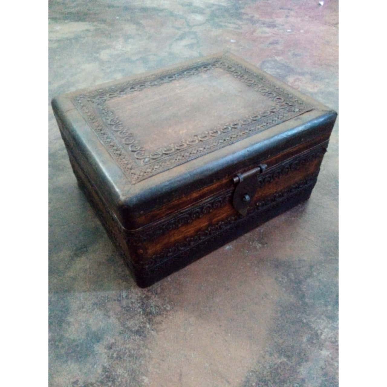 Metal Pressed Wooden Box/Chest(s)