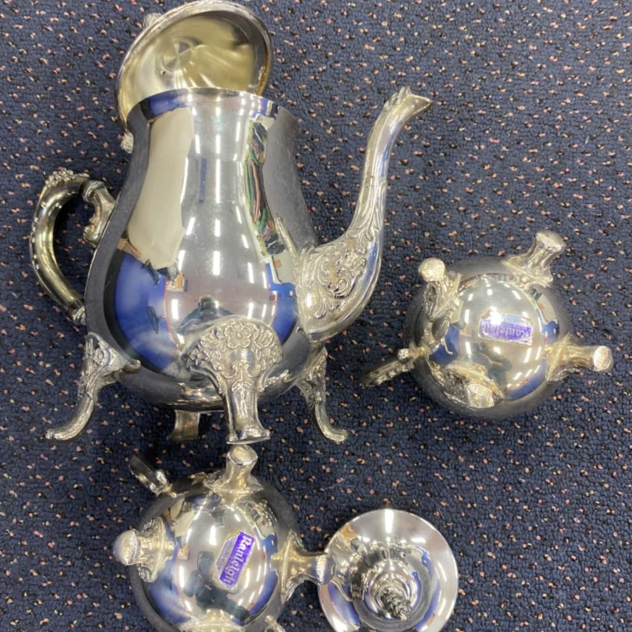 Vintage Ranleigh Sliverplated 3 Piece Coffee/Tea