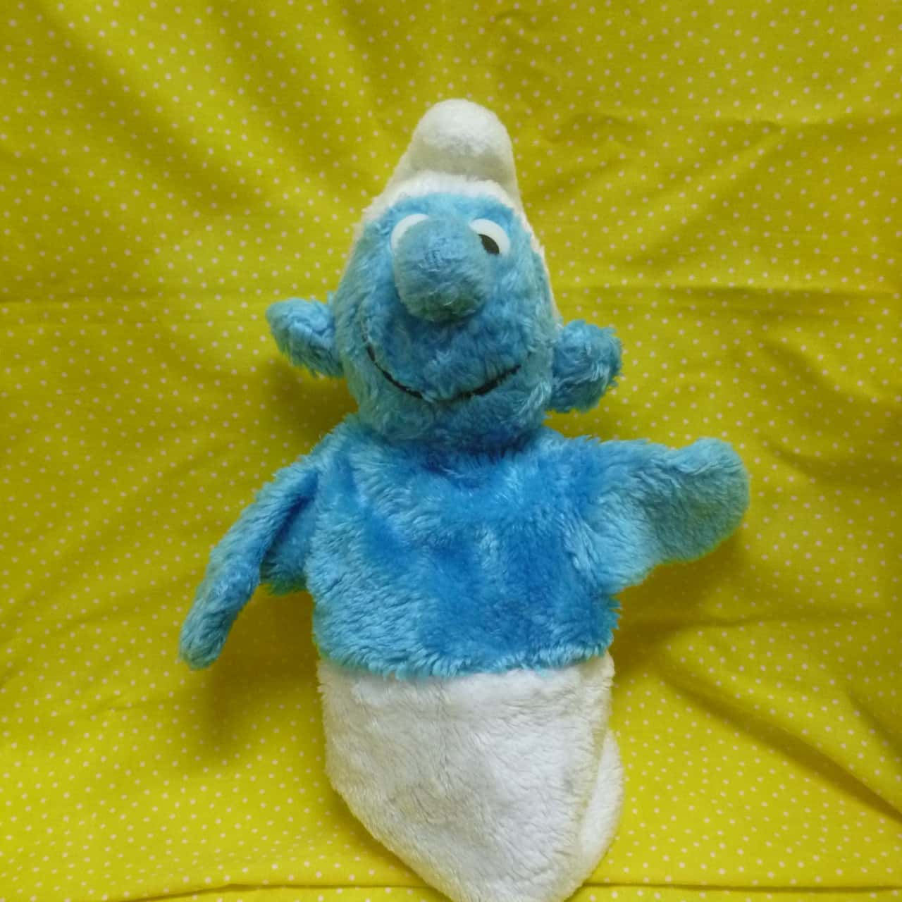(New Lower Price!) Vintage Smurf Hand Puppet - Peyo BP Australia 1981 ...