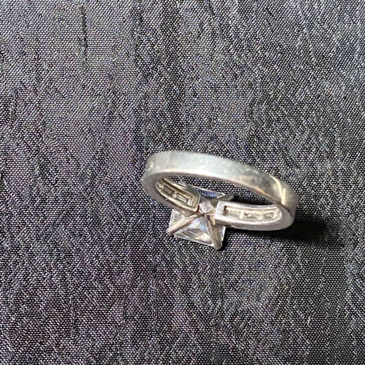 Silver 925 Square Stone Ring(s)