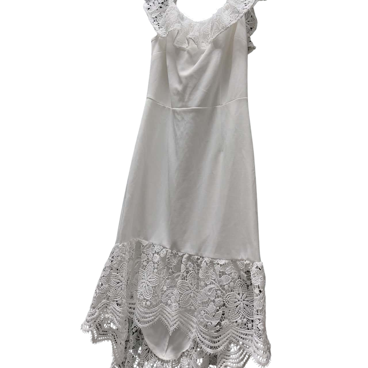 Glamr_belle white off the shoulders dress