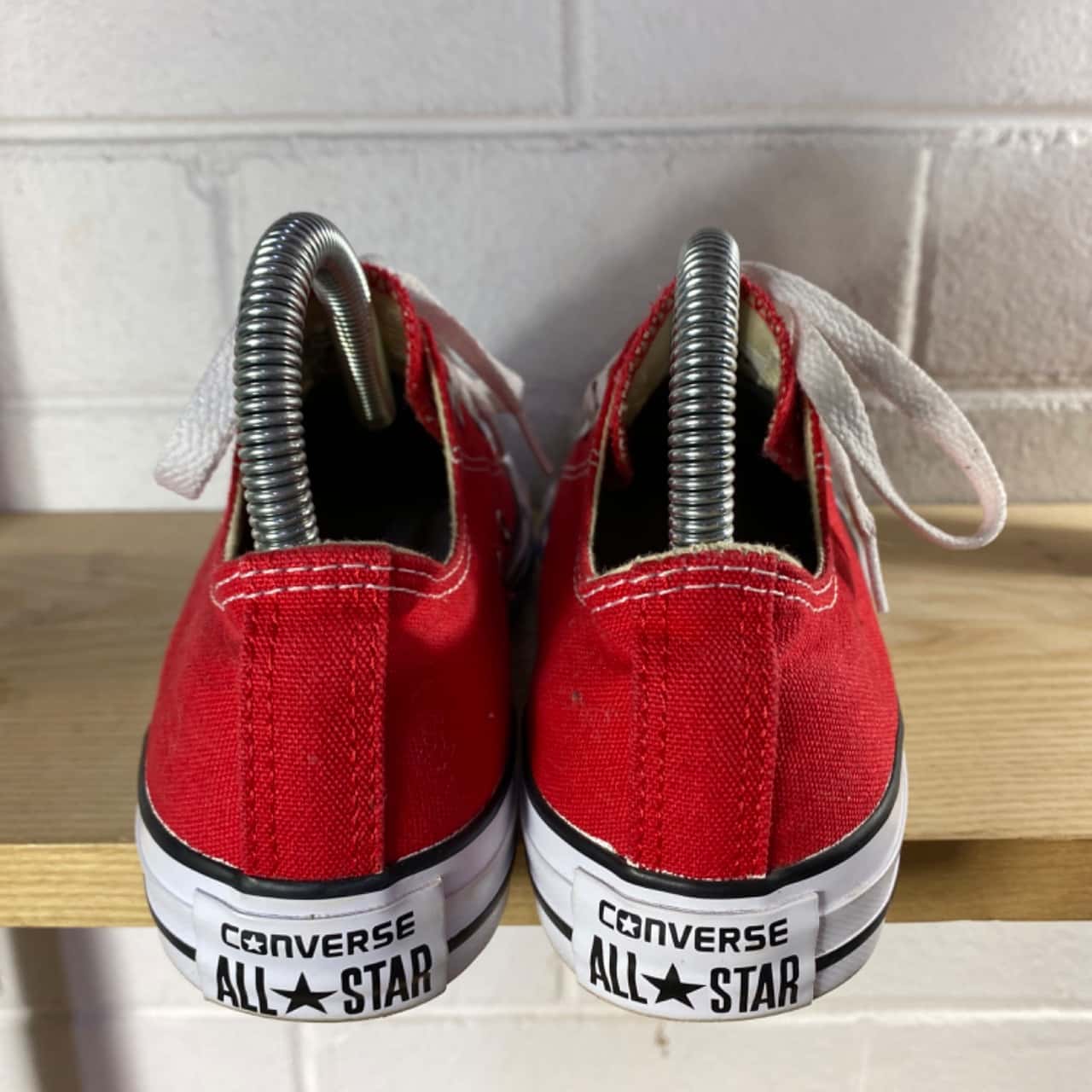 Converse Unisex CTAS Low Sneakers Size 4 / 6 Red (s)