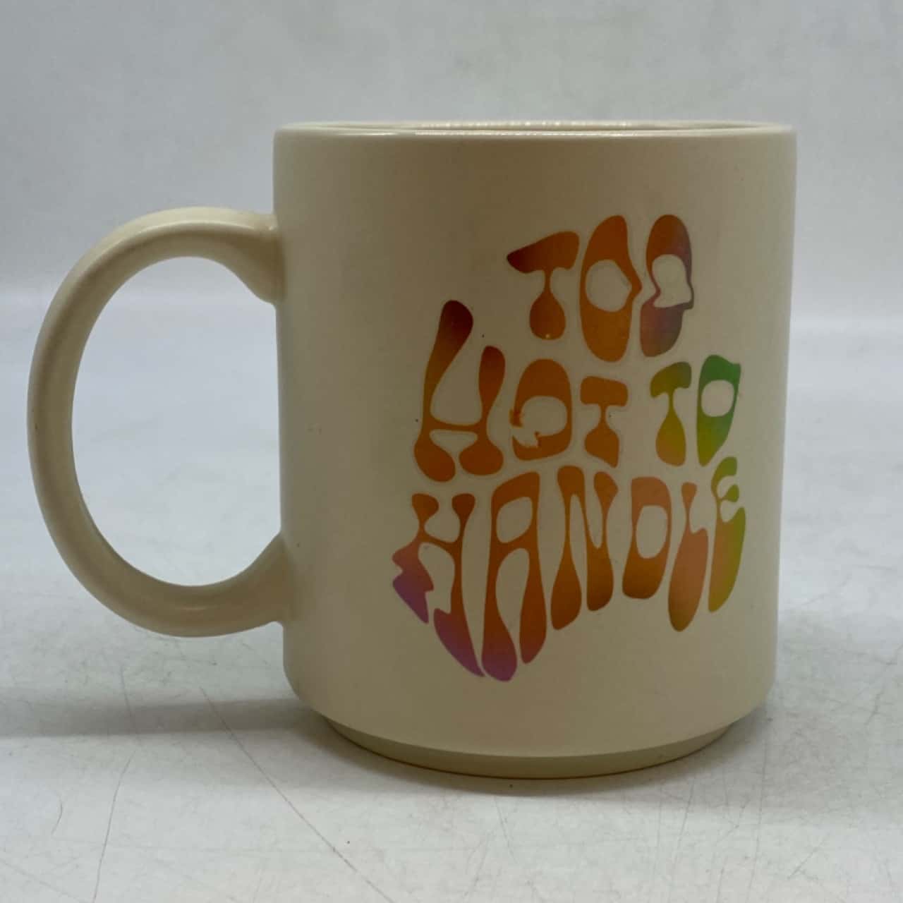 Hippie Look Typo Coffee Mug "Too Hot To Handle" -1607370(s) - Used As ...