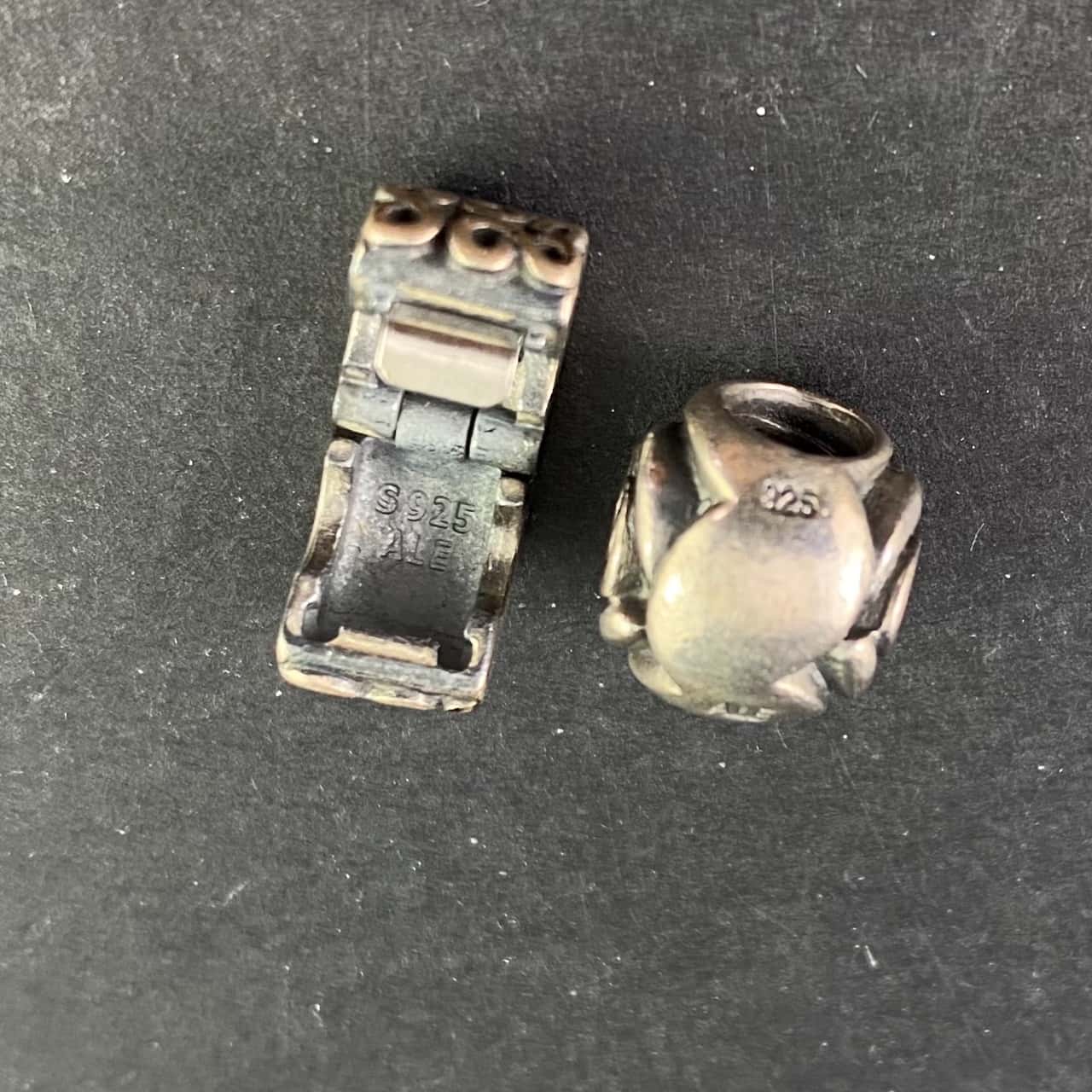 Pandora swirl clip ALE Charm and rose charm Womens (s)