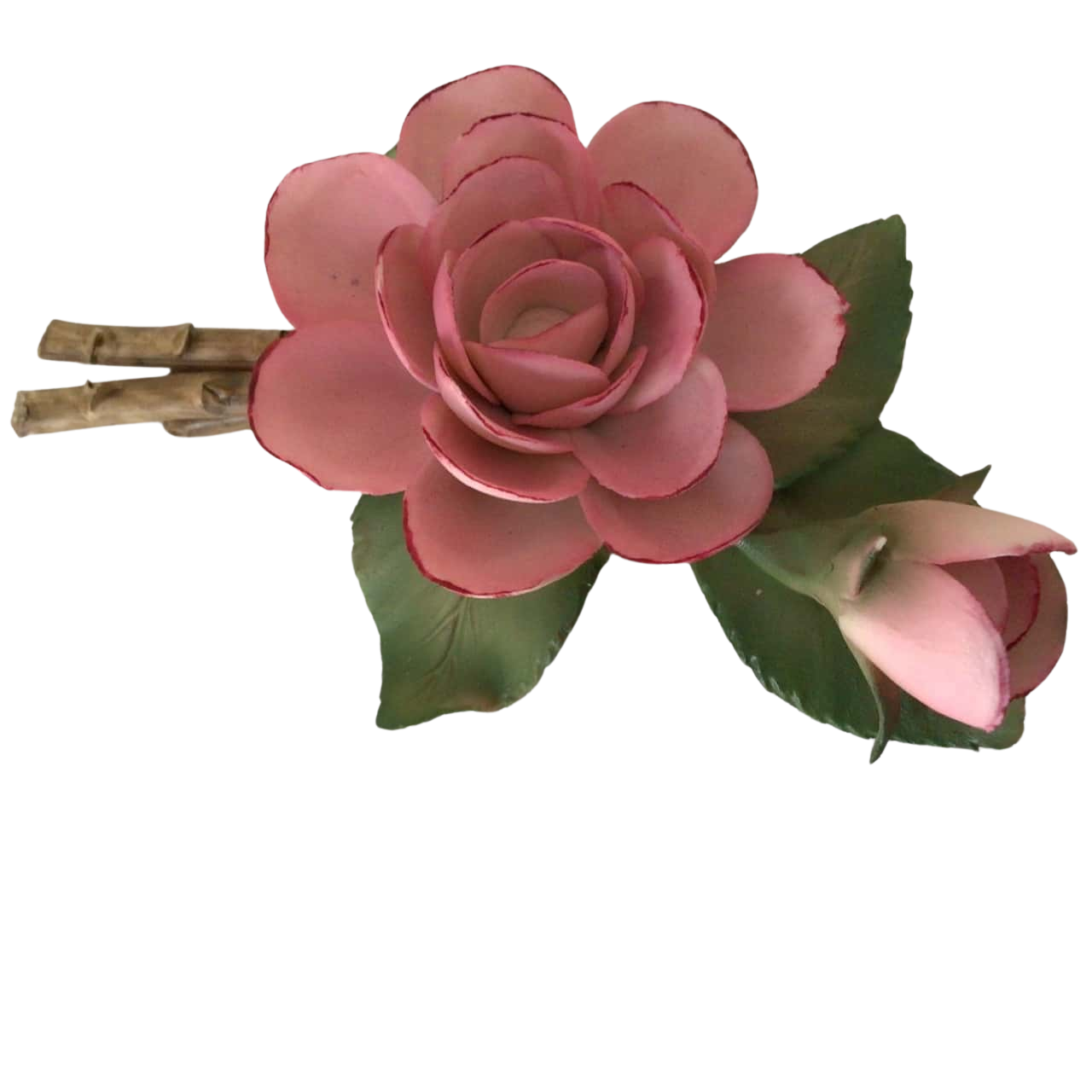 Vintage 1985 Franklin Mint Capodimonte Porcelain Mme. Pierre Oger Pink ...