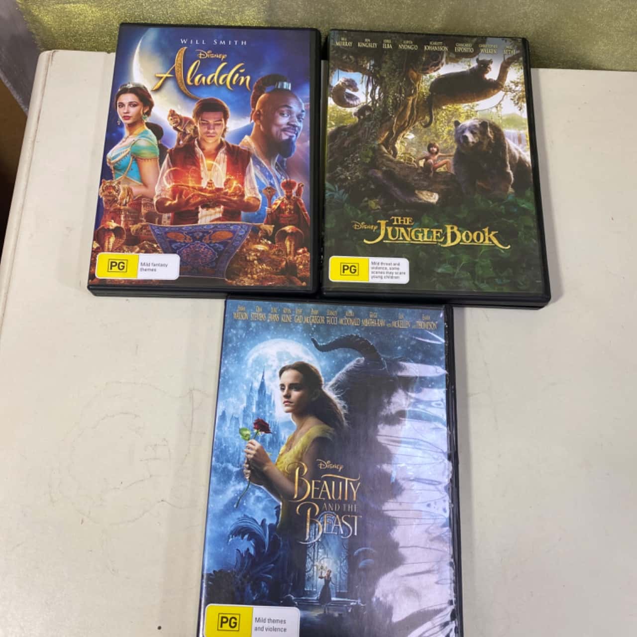 Disney live action remakes x3(s)