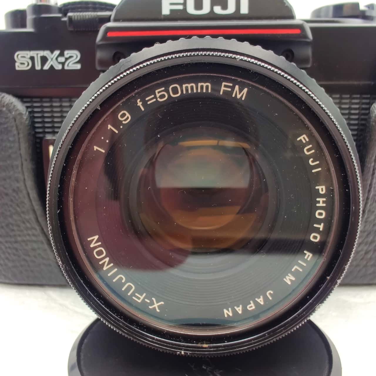 Fuji STX-2 35mm SLR Camera Plus Fujinon 50mm F/1.9 Lens In Complete Working (s)