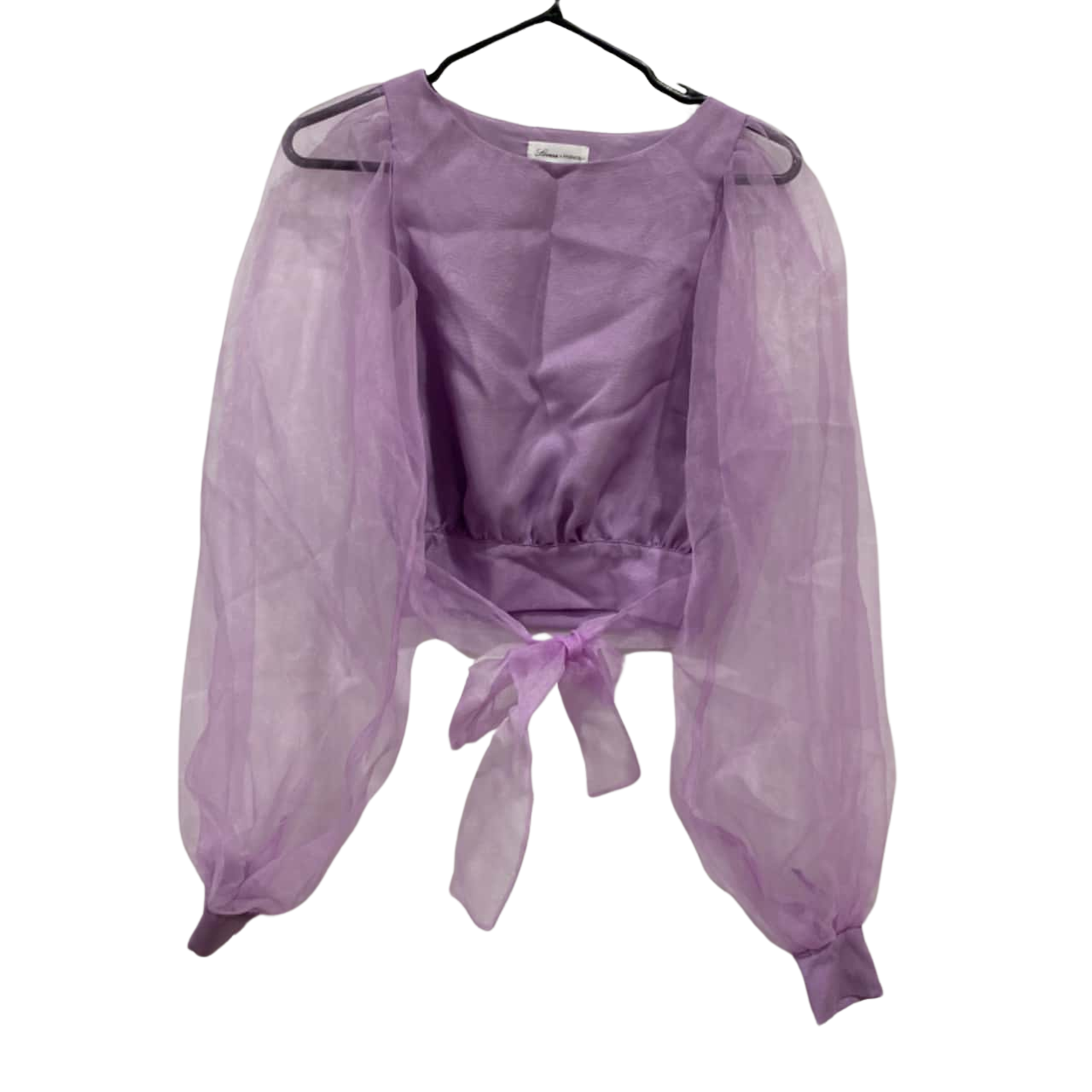 Lovers + Friends Womens Top Side Zip Size XS Long Sleeve Lilac