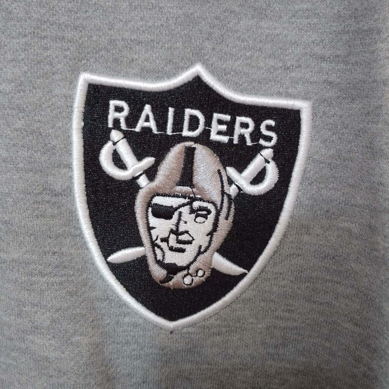 Mitchell & Ness NFL LA Raiders Size L Black & Grey Jacket