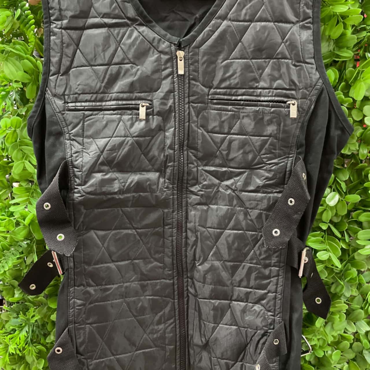 Bares Alternative Wear Unisex Size S Front Zipper / Vest Jacket Black