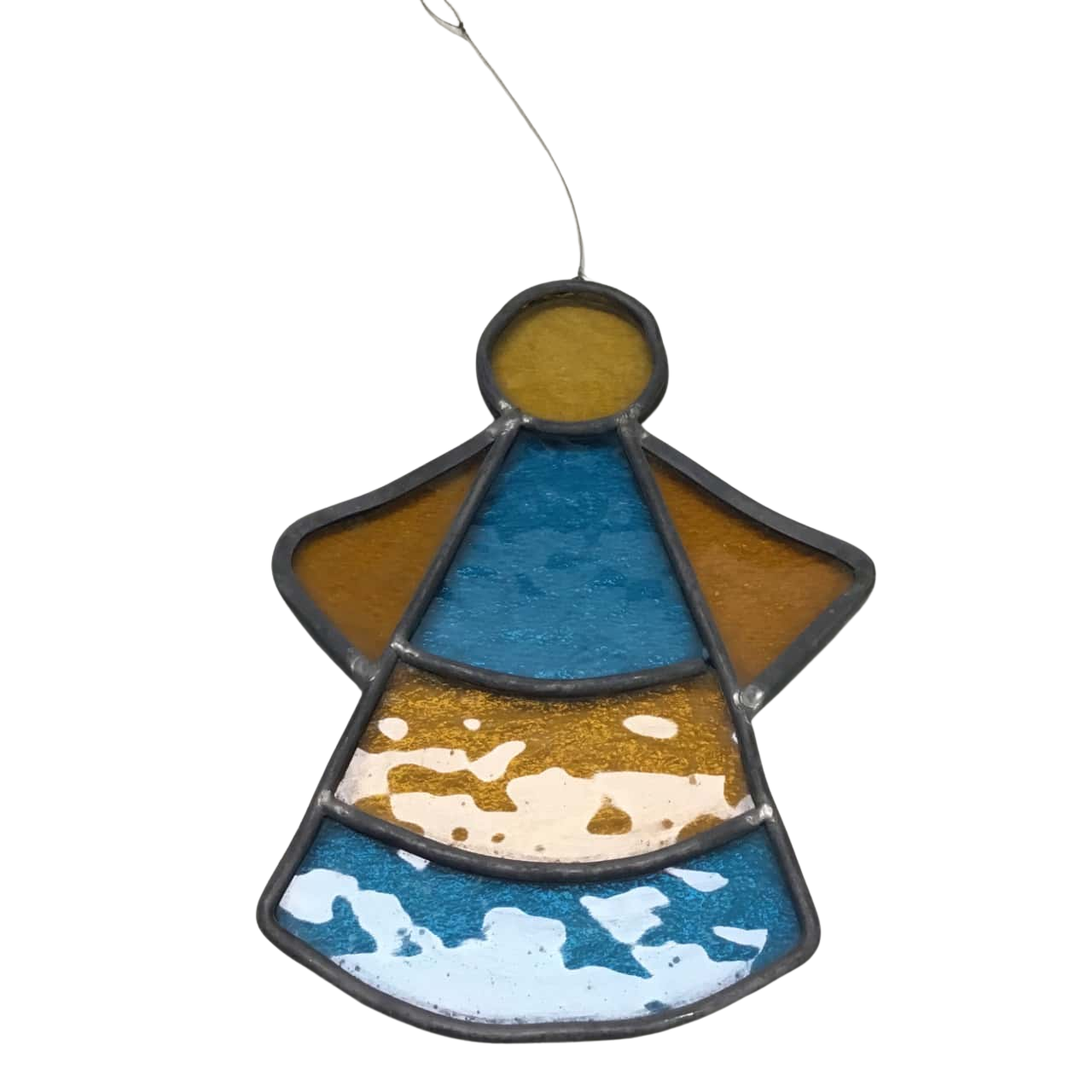 Leadlight Handmade Stained Glass Angel Suncatcher(s)